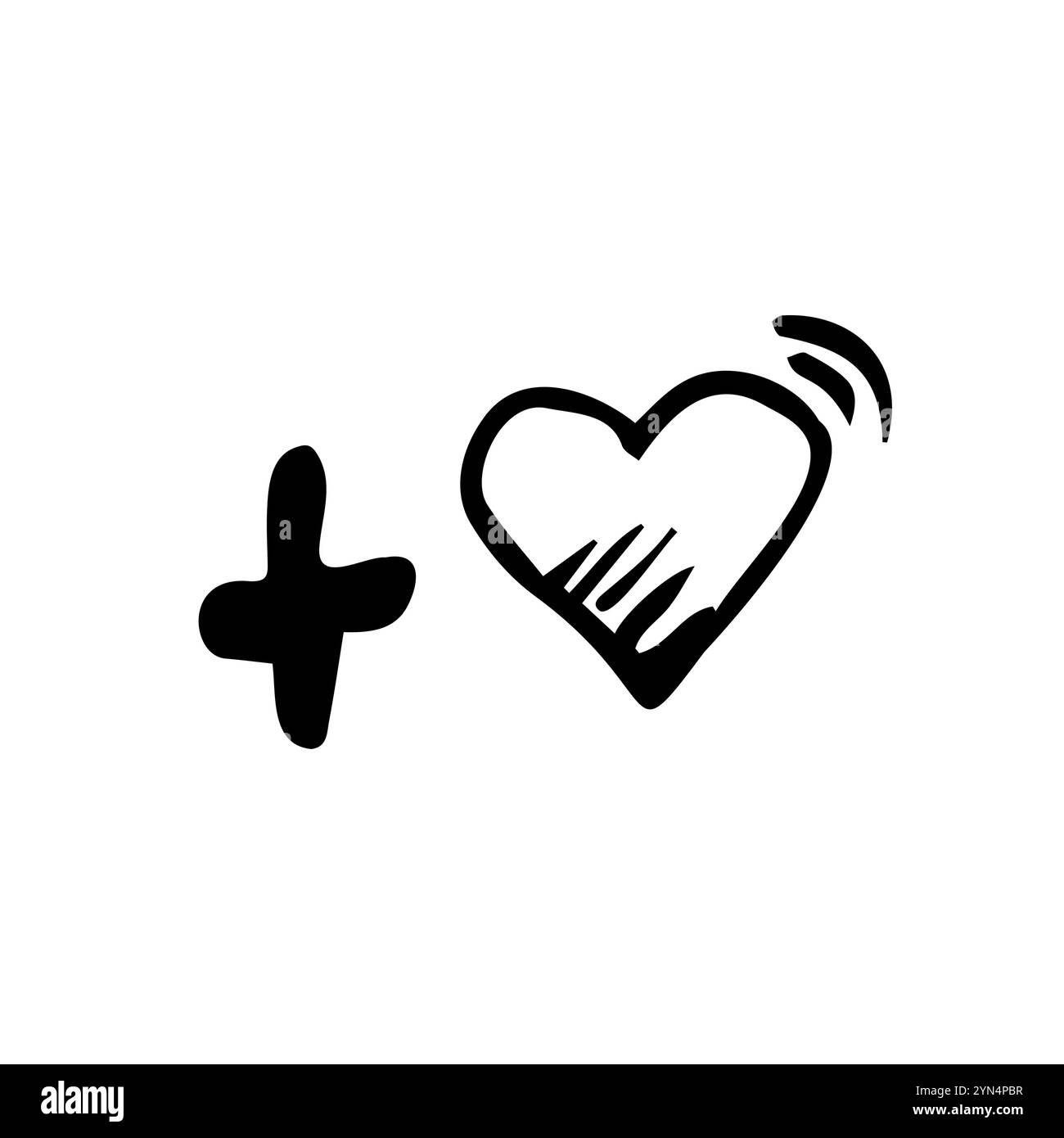 Social sticker style Black and White Stock Photos & Images - Alamy