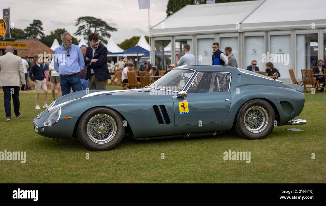 1962 Ferrari 250 GTO, on display at the Salon Privé Concours d’Elégance ...