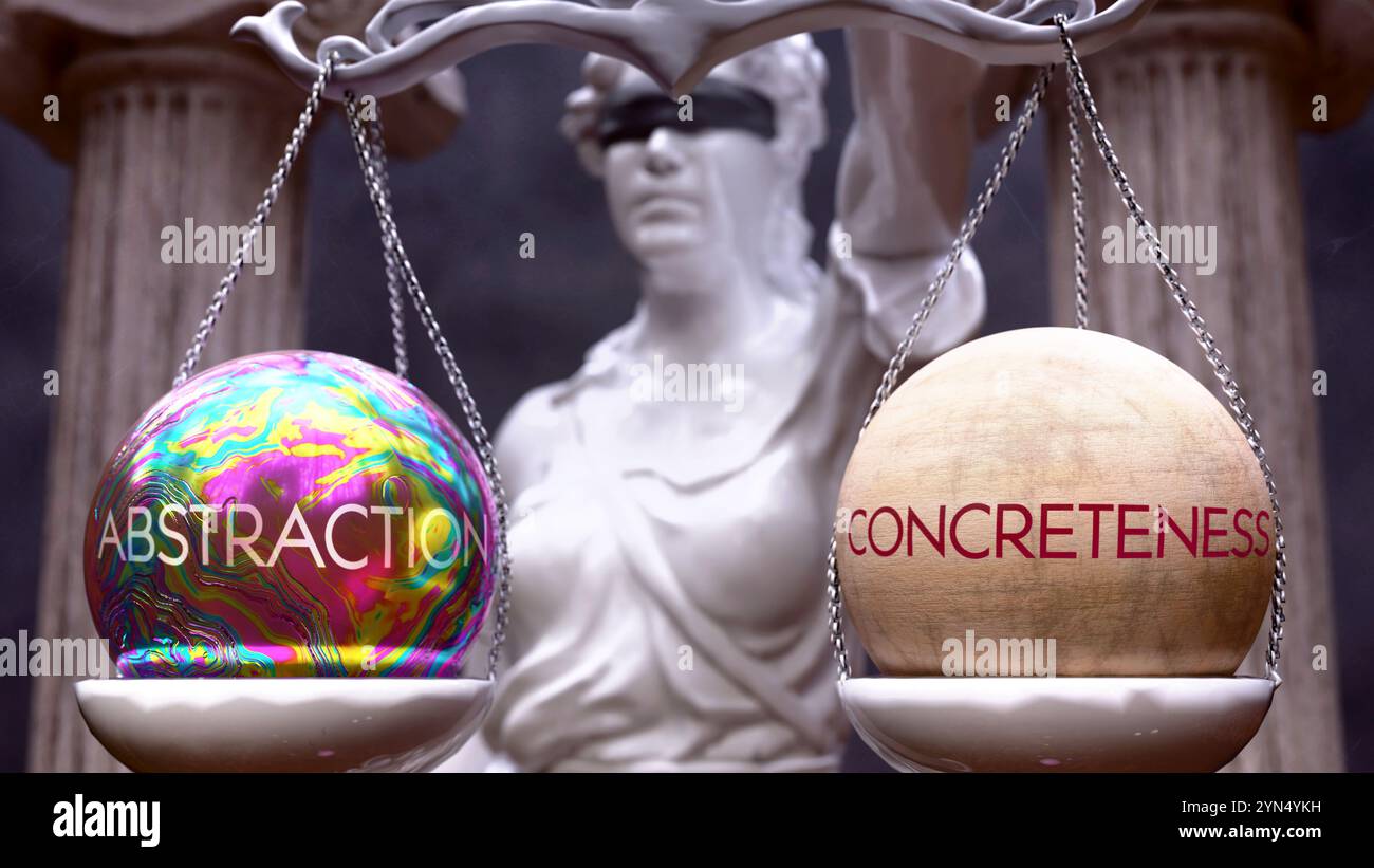 Abstraction Or Concreteness As A Choice Two Options To Choose From