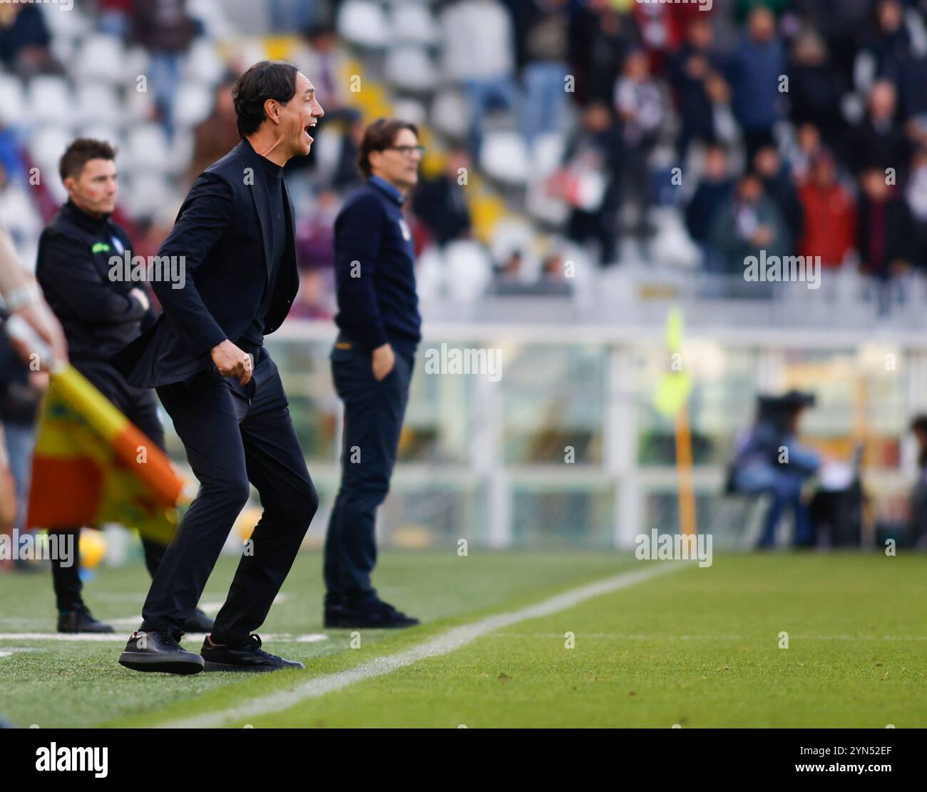 Turin, Italy. 24th Nov 2024. Alessandro Nesta manager of AC Monza ...