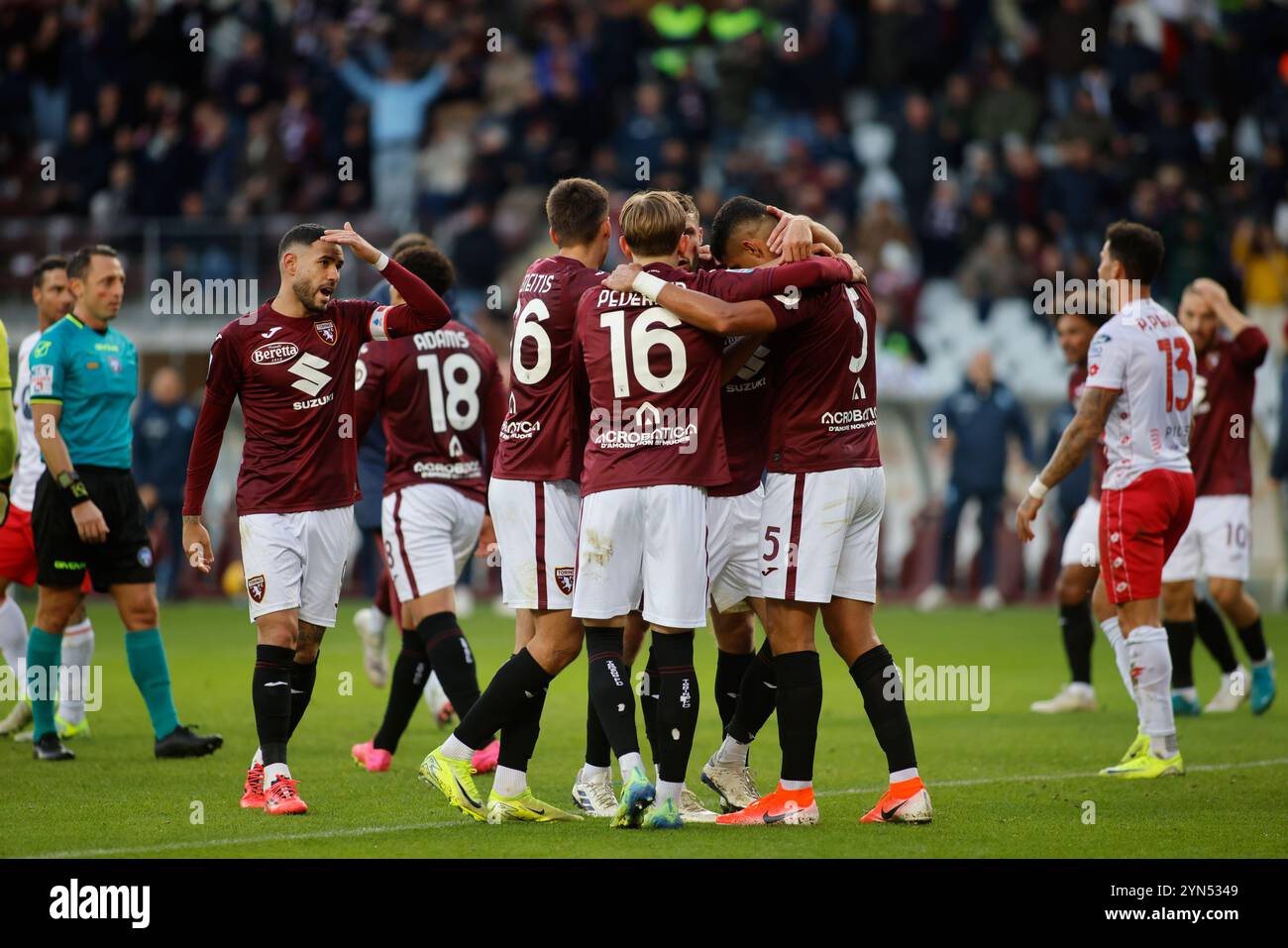 Turin, Italy. 24th Nov 2024. Turin, Italy. 24th Nov, 2024. Adam Masina ...
