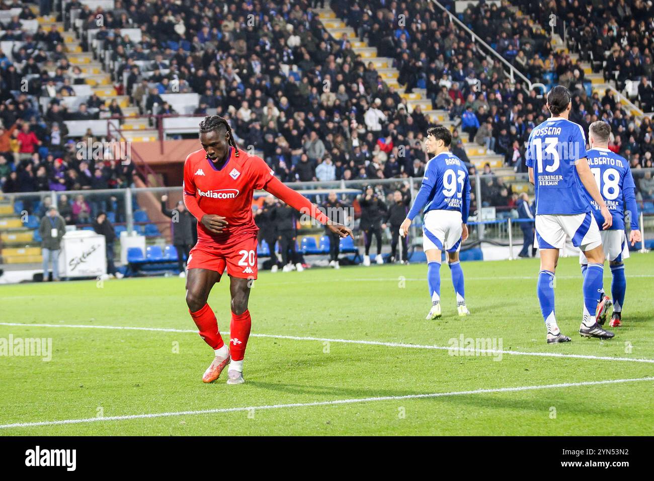 Moise Kean(ACF Fiorentina)celebrates his goal 2-0 Soccer - Italian ...