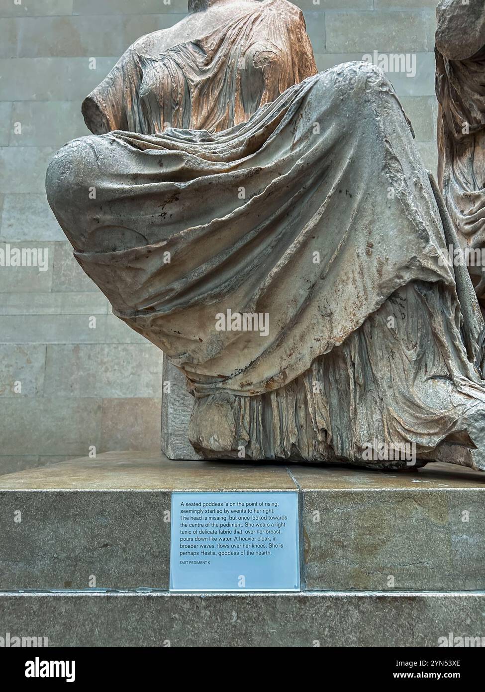 London, England, Detail, on display inside, Collection, The British Museum « The Parthenon ...