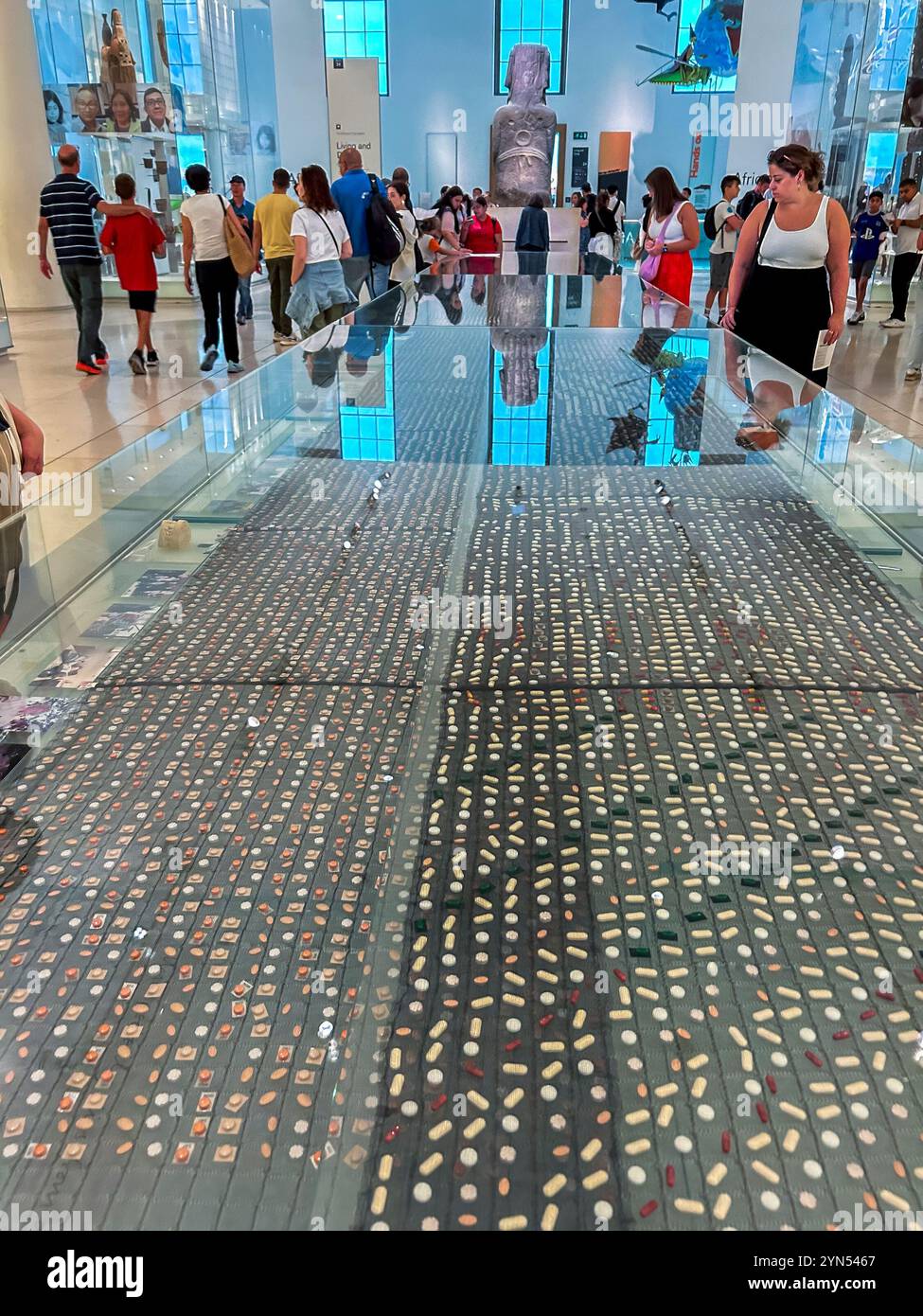 London, England, Detail, on display inside, Collection, The British ...