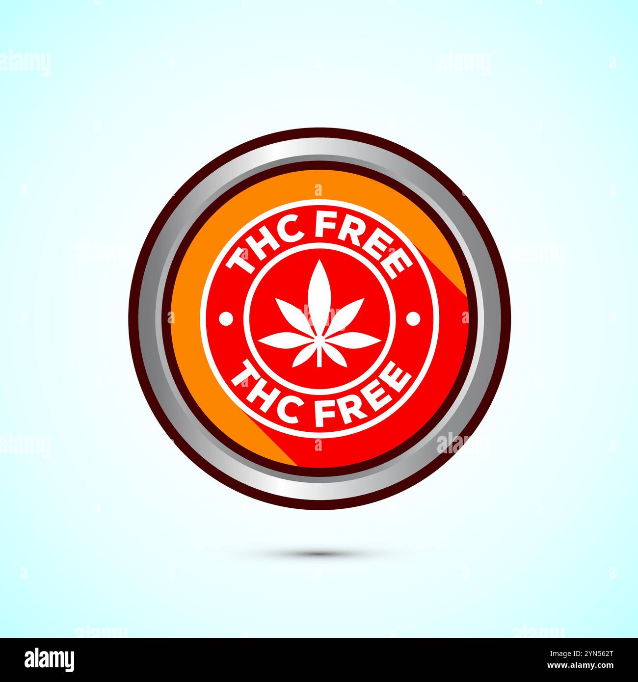 Thc free seal Stock Vector Images - Alamy