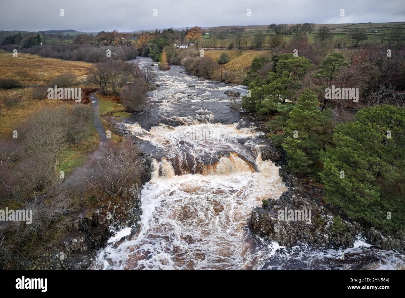 Low Force, Teesdale, County Durham, UK. 24th November 2024. UK Weather ...