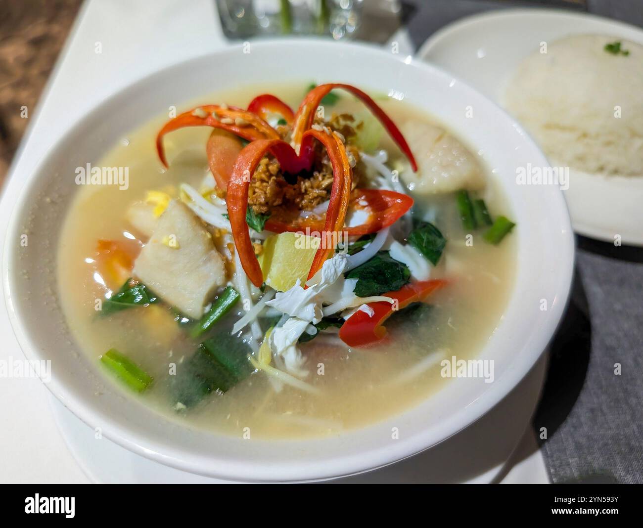 Khmer fish soup hi-res stock photography and images - Alamy