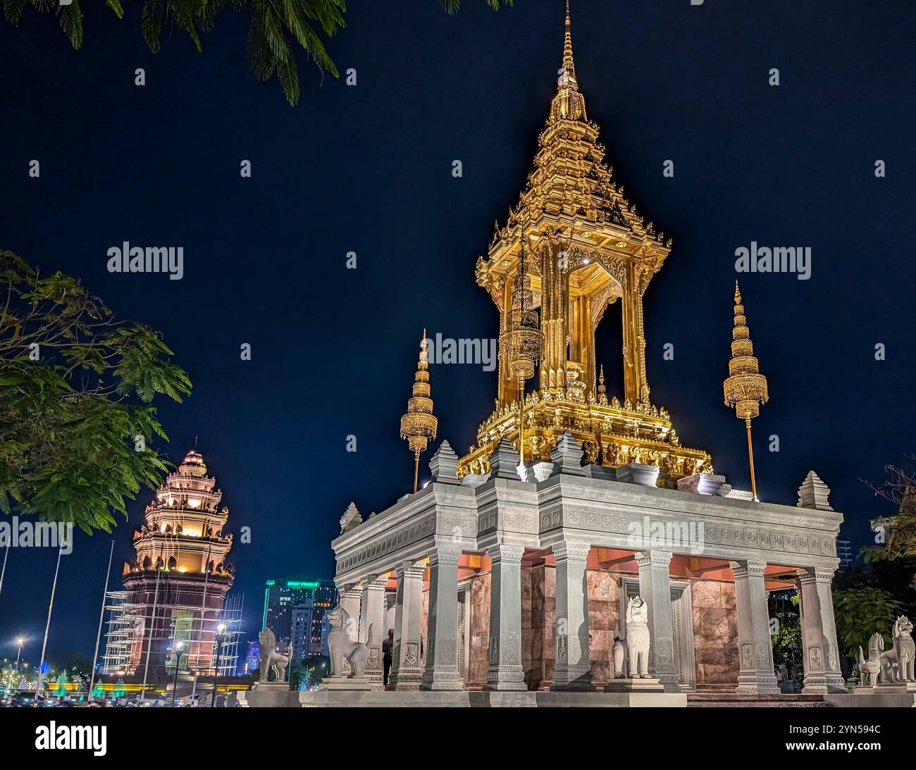 Phnom Penh, Cambodia, Oct 6, 2024. View of Western Independence ...