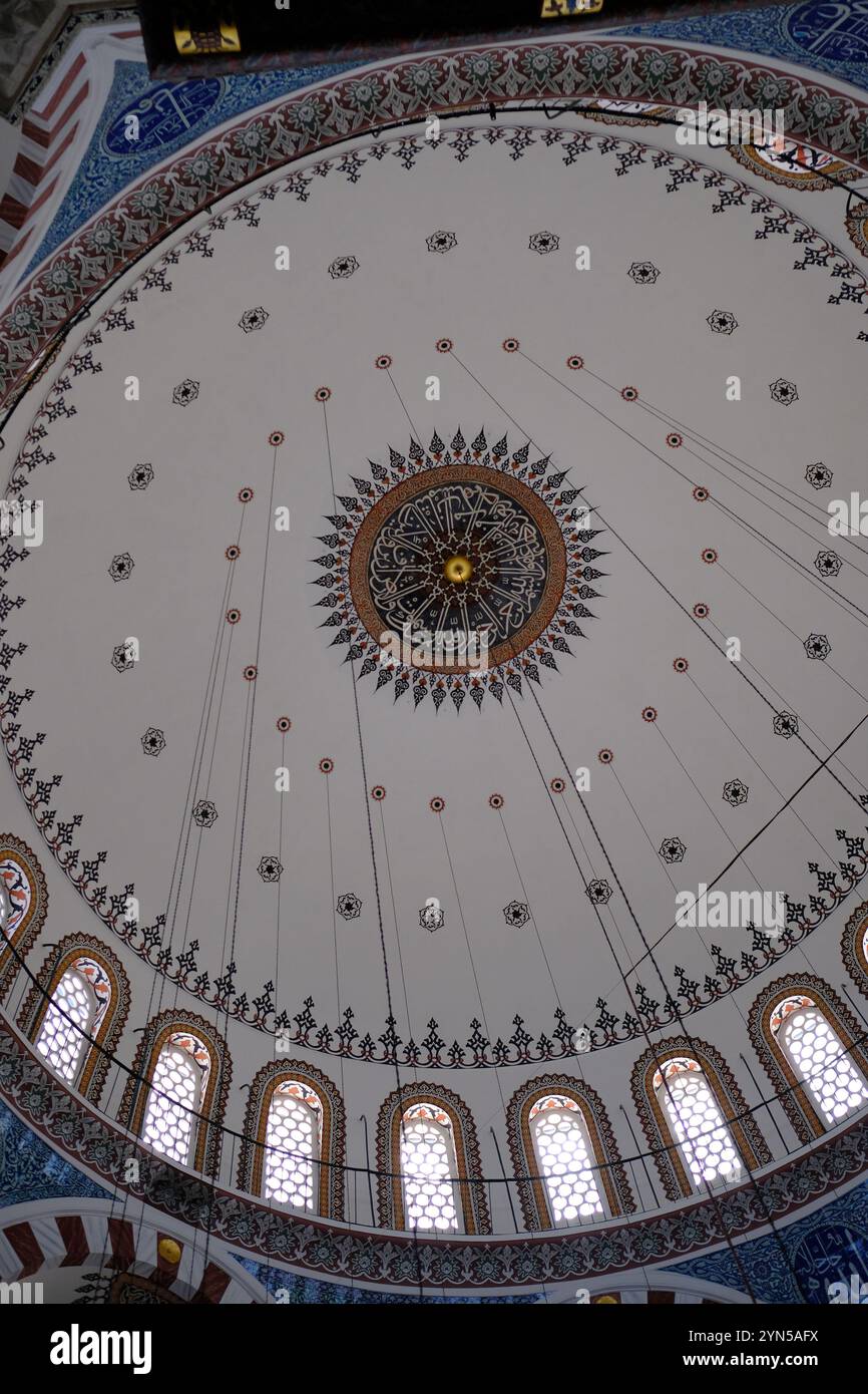 Interior of Rustem Pasha Mosque, Istanbul Stock Photo - Alamy