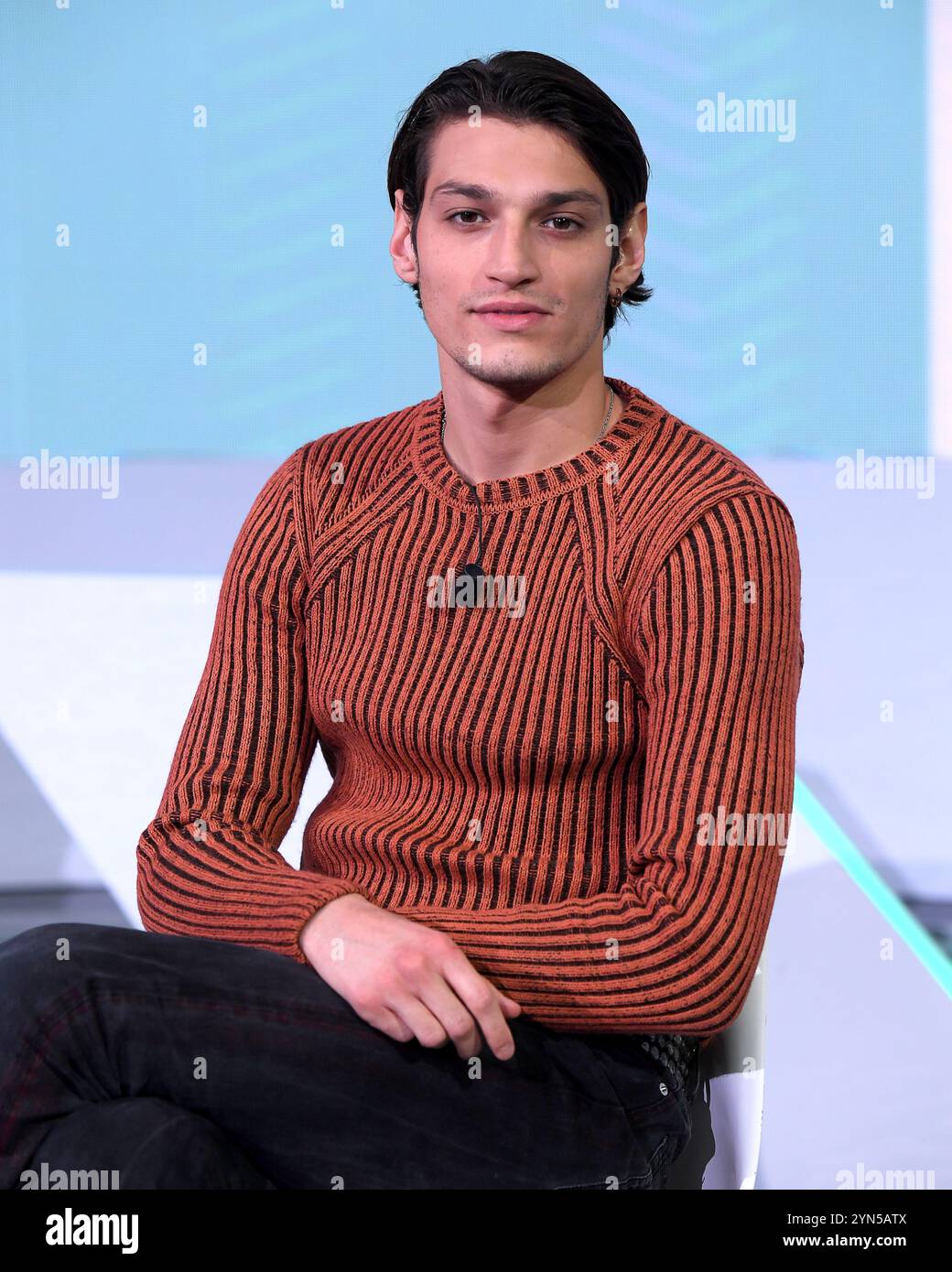 Milan - TV Show “TV Talk” - Rai3 - Luigi Bruno Stock Photo - Alamy