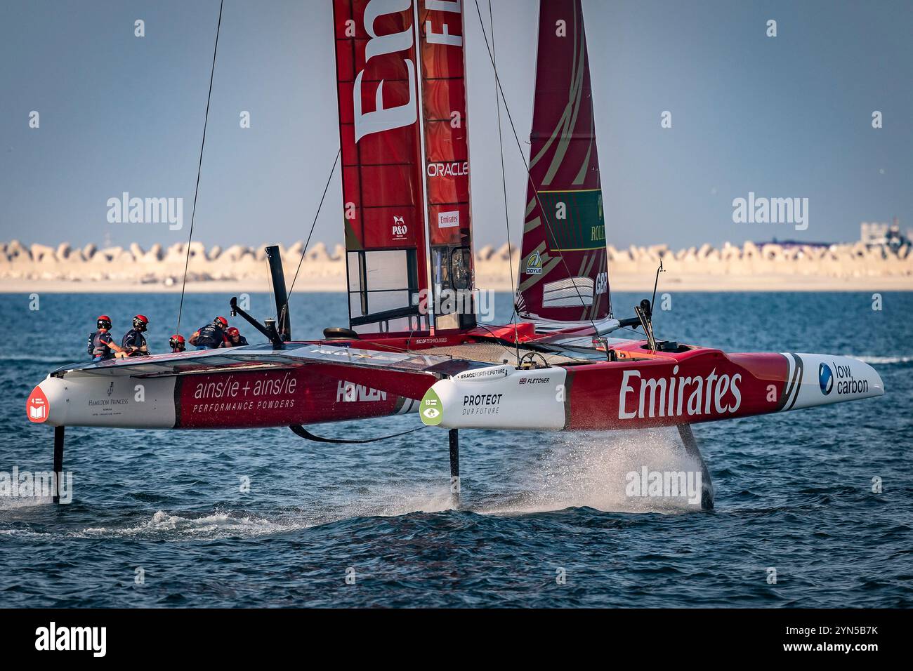 DUBAI, 24.11.2024 - EMIRATES GREAT BRITAIN SAILGP TEAM - Dylan Fletcher ...