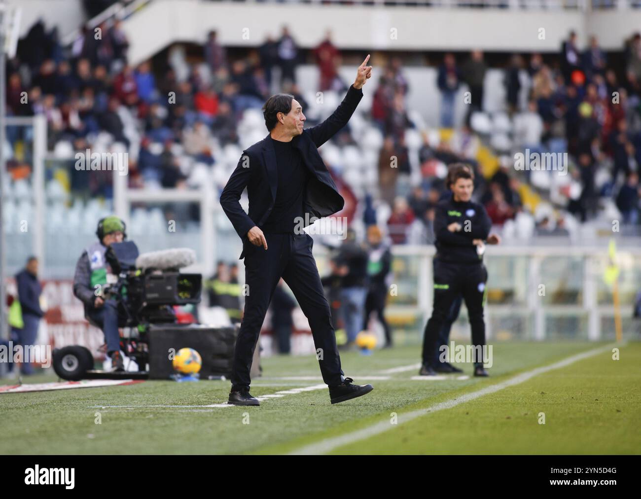 Alessandro Nesta manager of AC Monza during the Italian Serie A ...