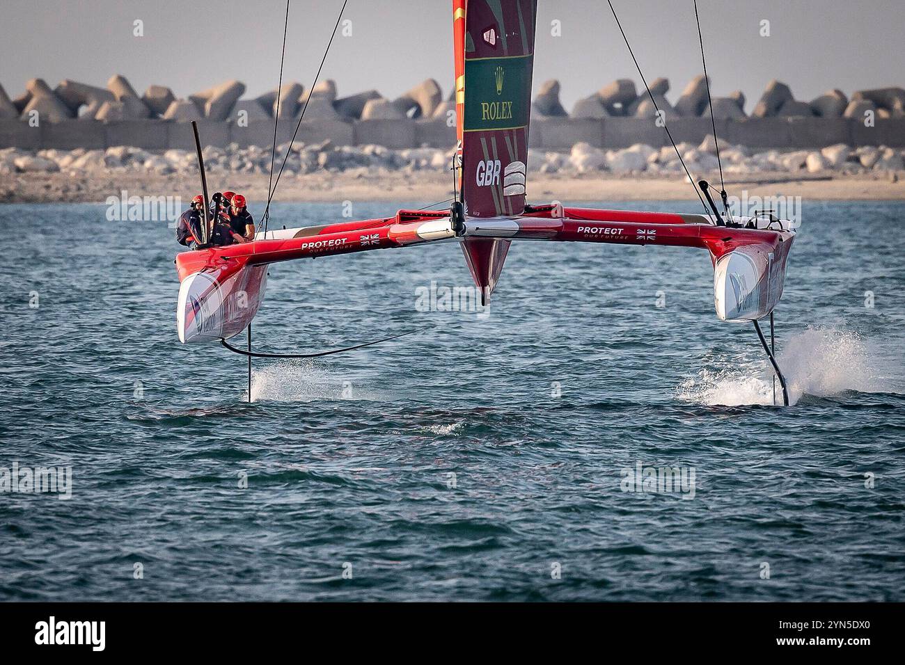 DUBAI, 24.11.2024 - EMIRATES GREAT BRITAIN SAILGP TEAM - Dylan Fletcher ...