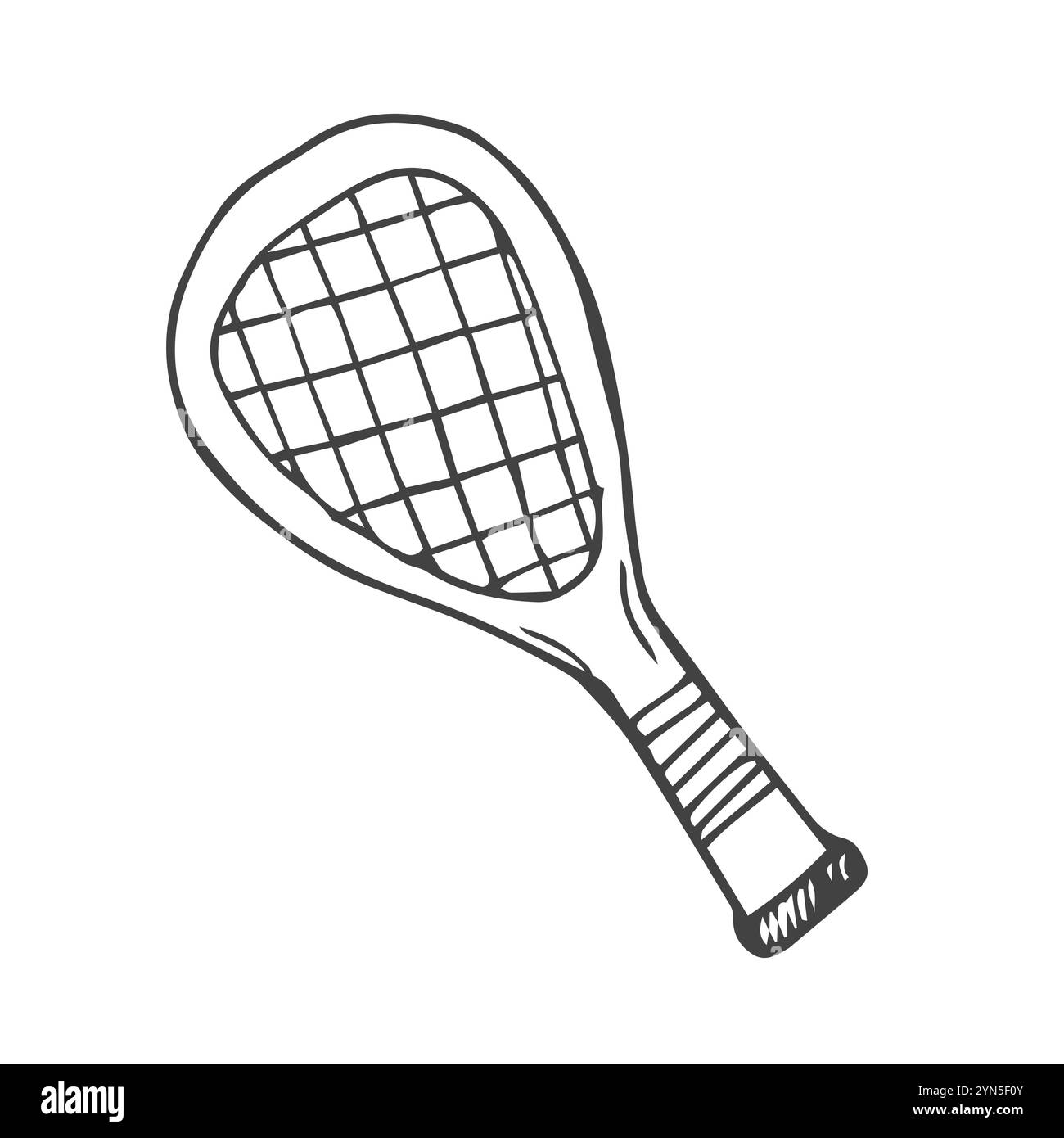 Tennis racket icon outline hi-res stock photography and images - Alamy