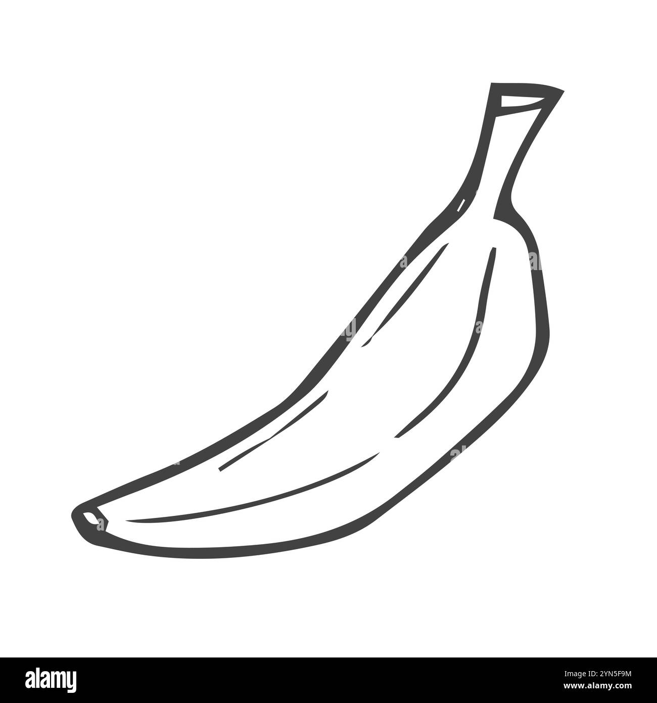 Plant banana line icon Cut Out Stock Images & Pictures - Alamy