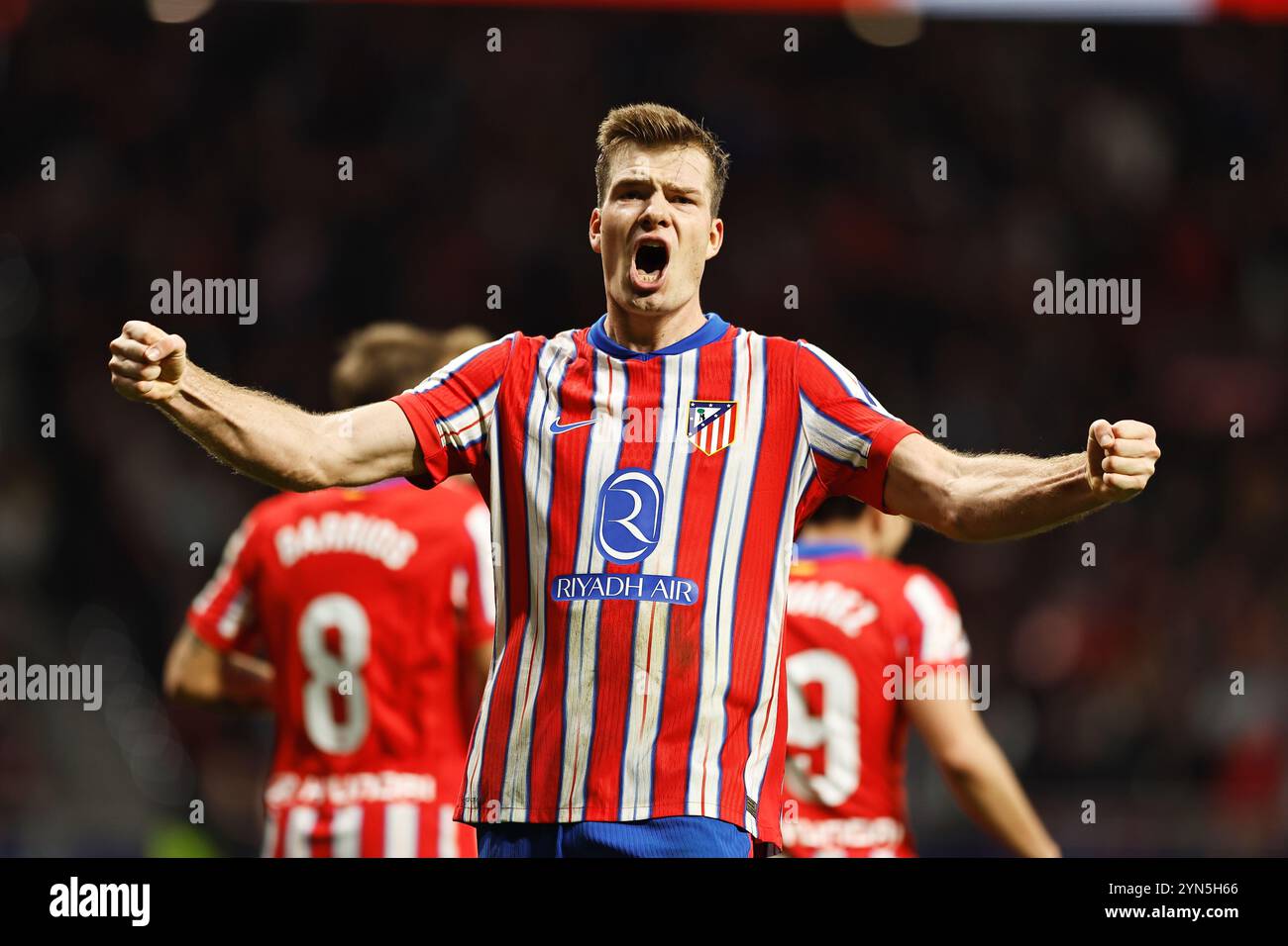 Madrid, Spain. 23rd Nov, 2024. Alexander Sorloth (Atletico) Football ...