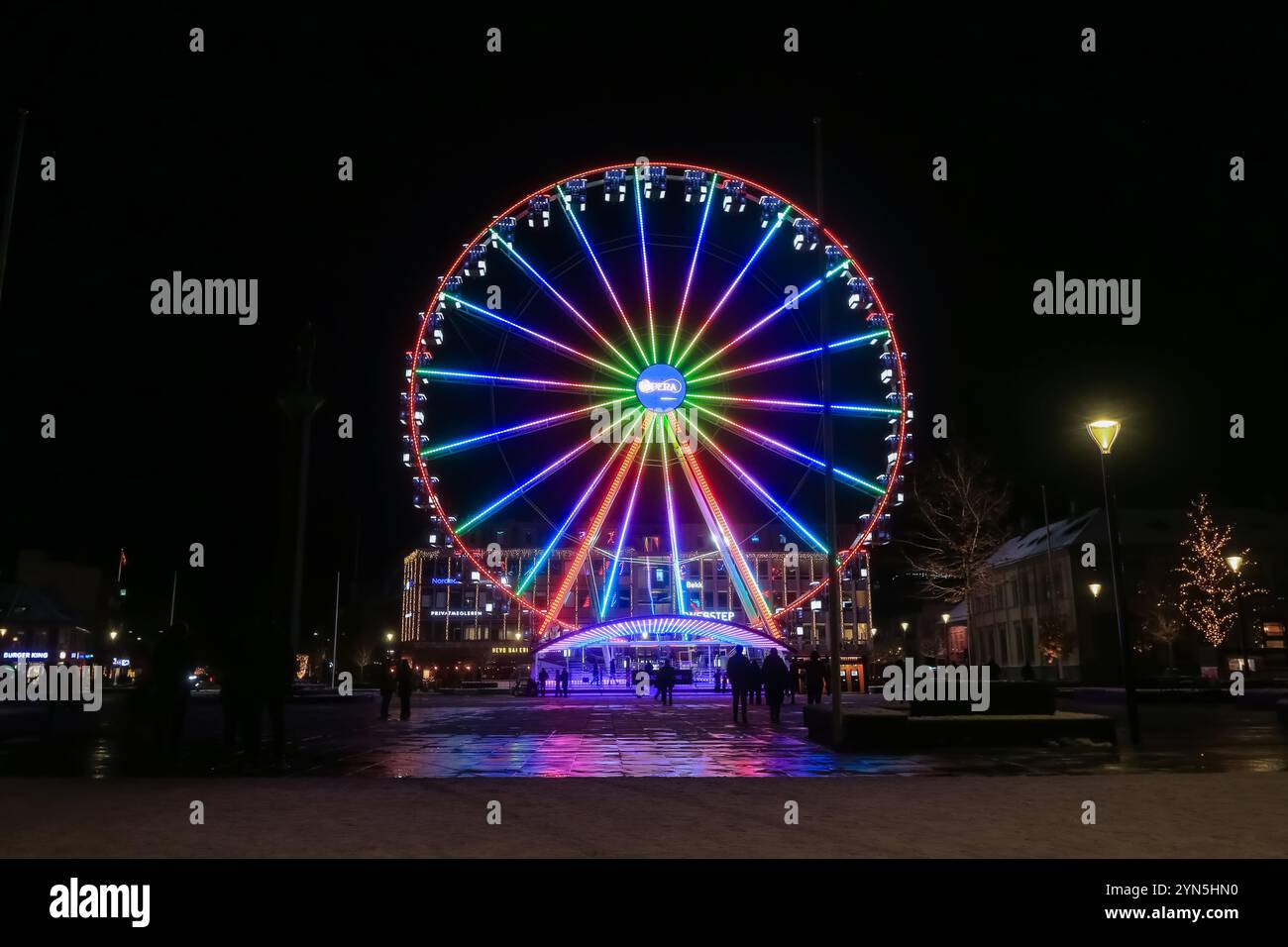 Trondheim Norway 11 23 2024 The ferris wheel Opera, Scandinavias ...
