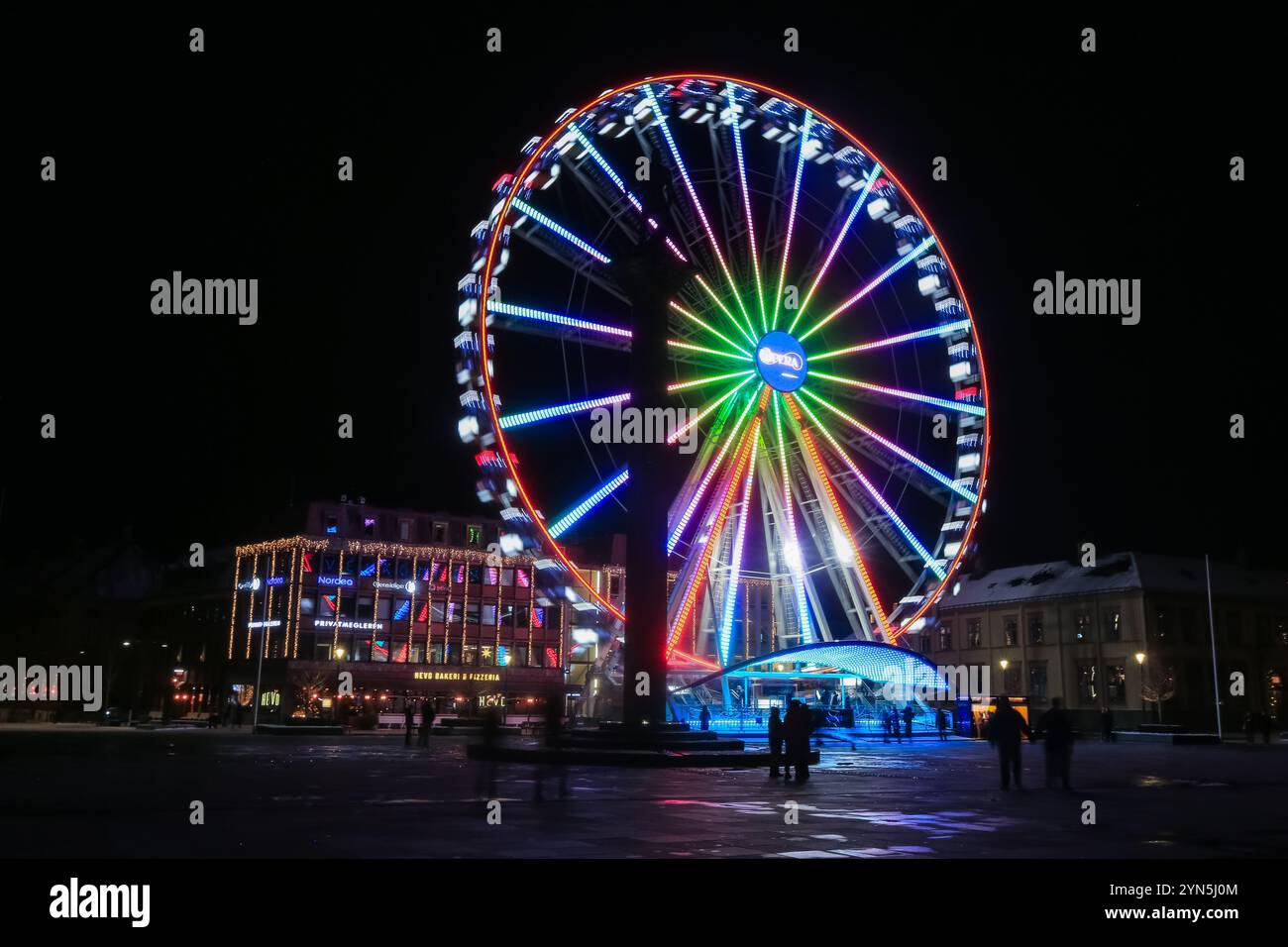 Trondheim Norway 11 23 2024 The ferris wheel Opera, Scandinavias ...