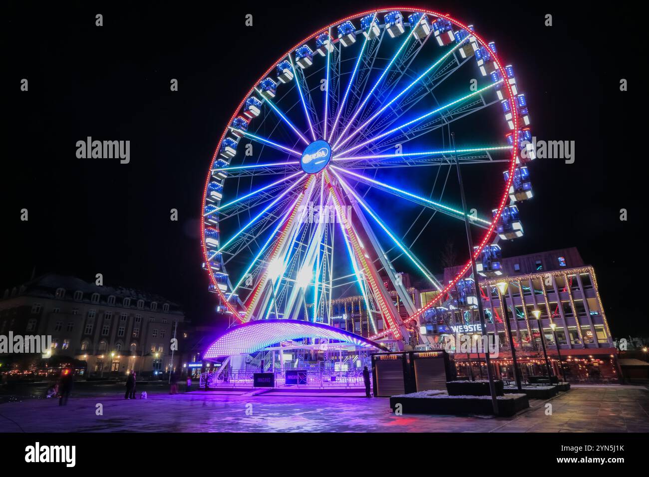 Trondheim Norway 11 23 2024 The ferris wheel Opera, Scandinavias ...