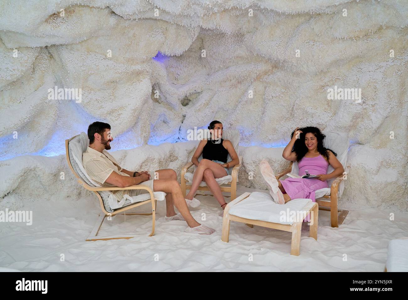 Salt therapy cave hi-res stock photography and images - Alamy