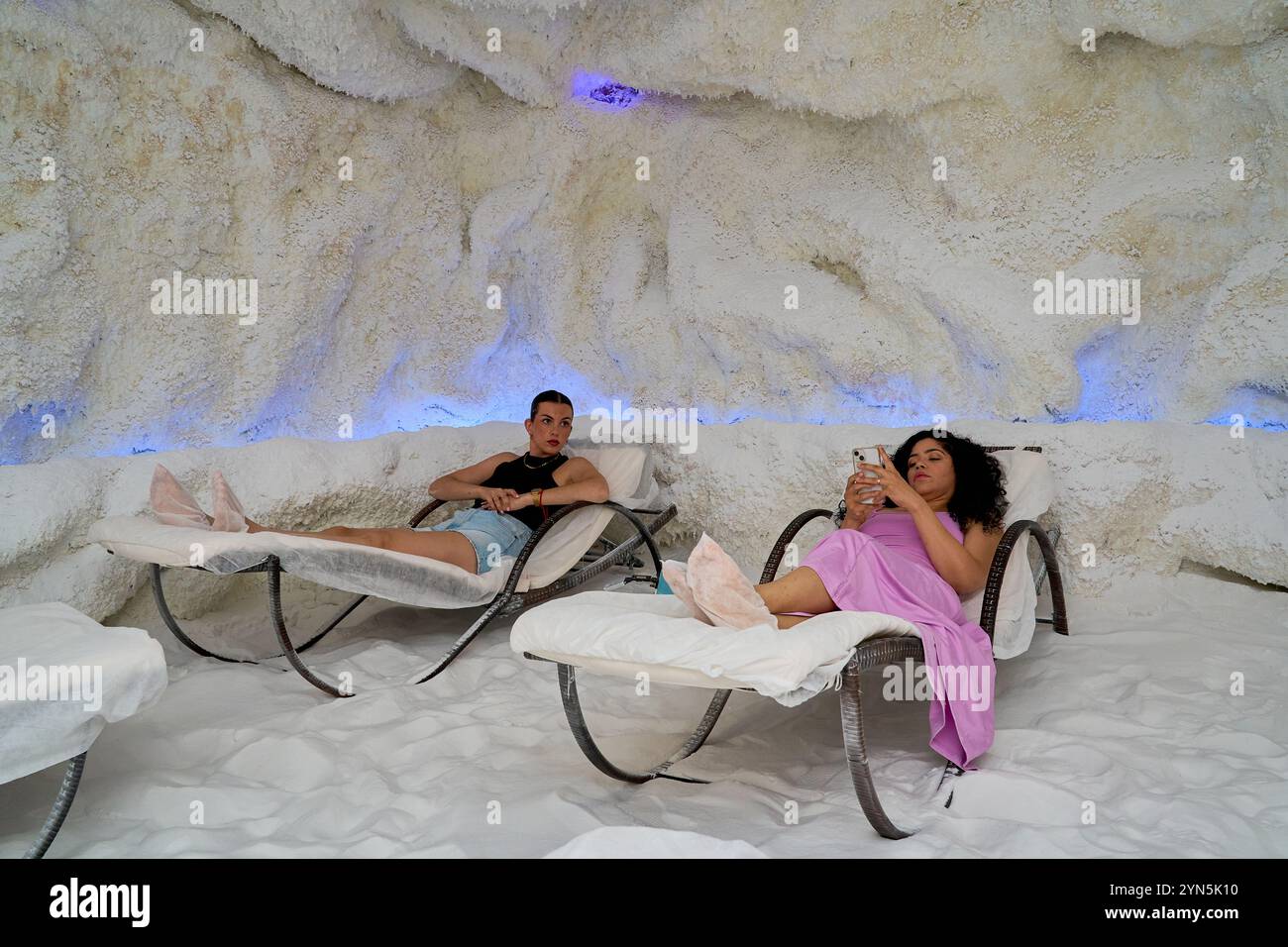 Salt cave therapy hi-res stock photography and images - Alamy
