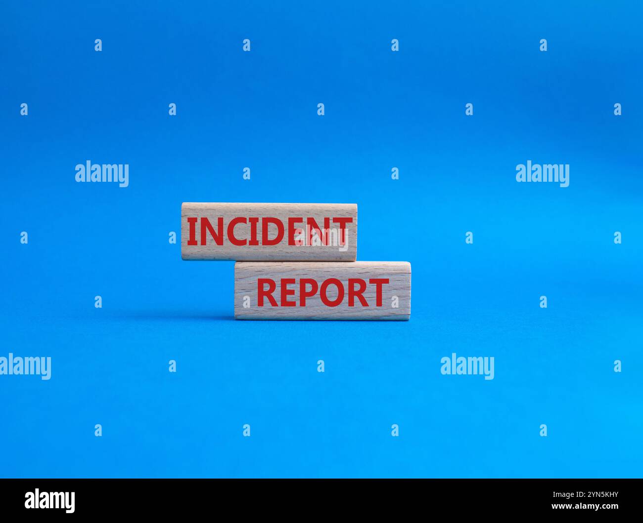 Incident Report symbol. Concept word Incident Report on wooden blocks ...