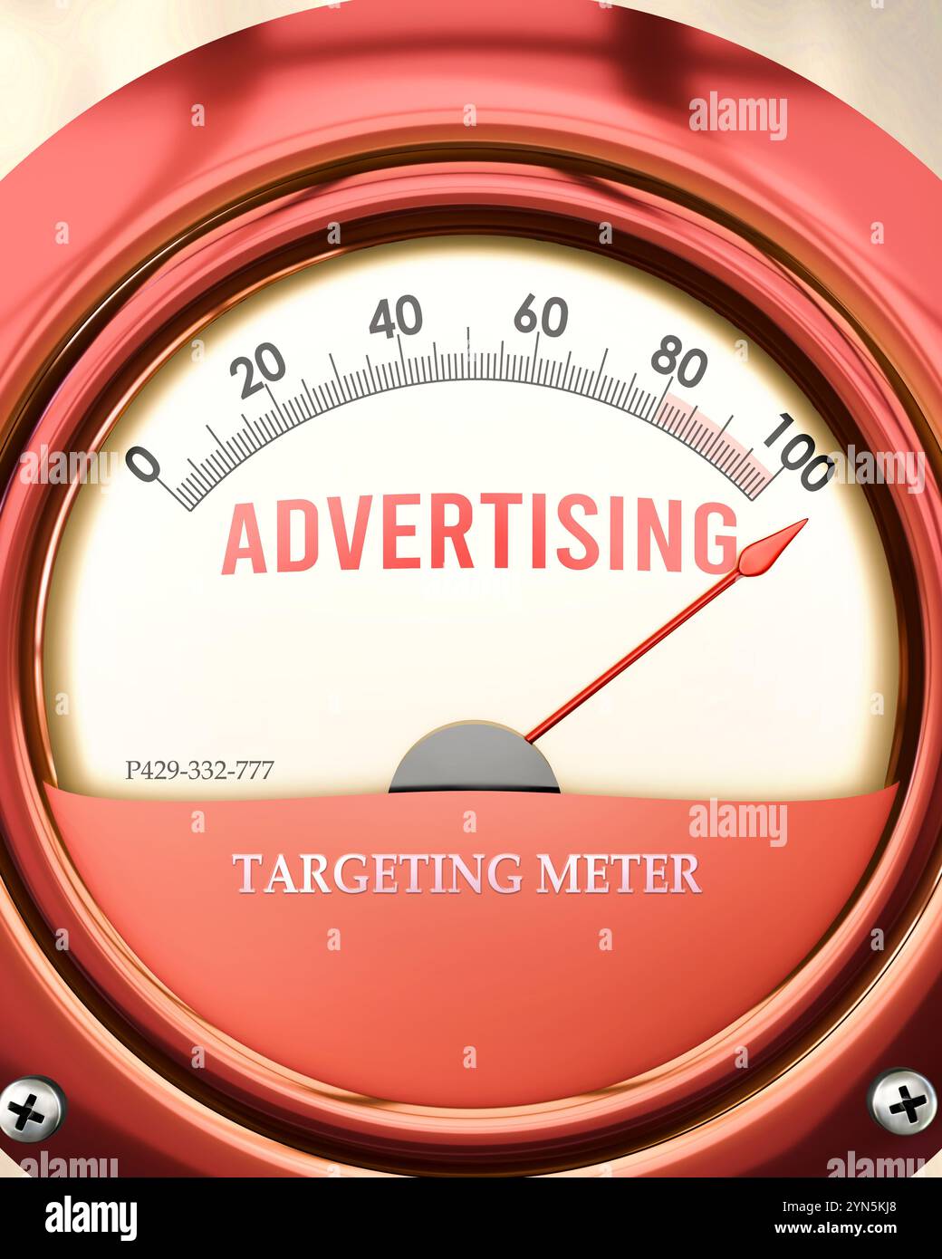 Advertising and targeting meter that is hitting a full scale hi-res ...