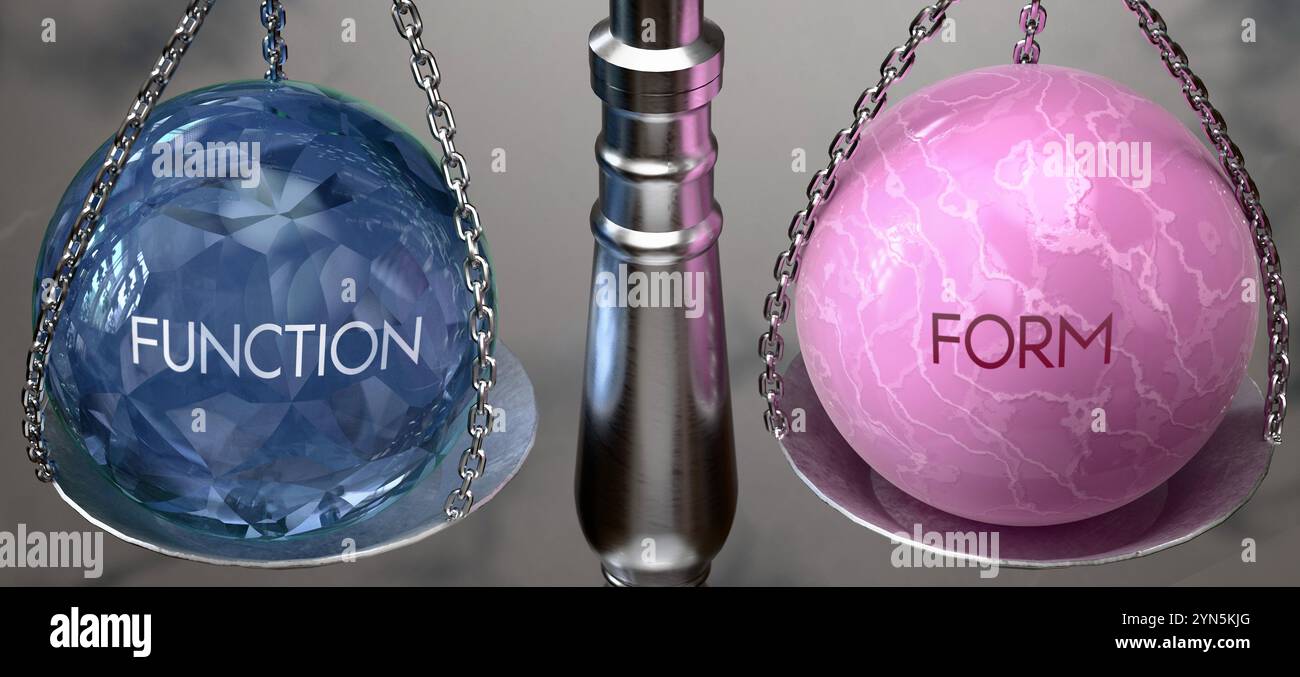 Function or Form - weighing two choices, available options. Choosing ...