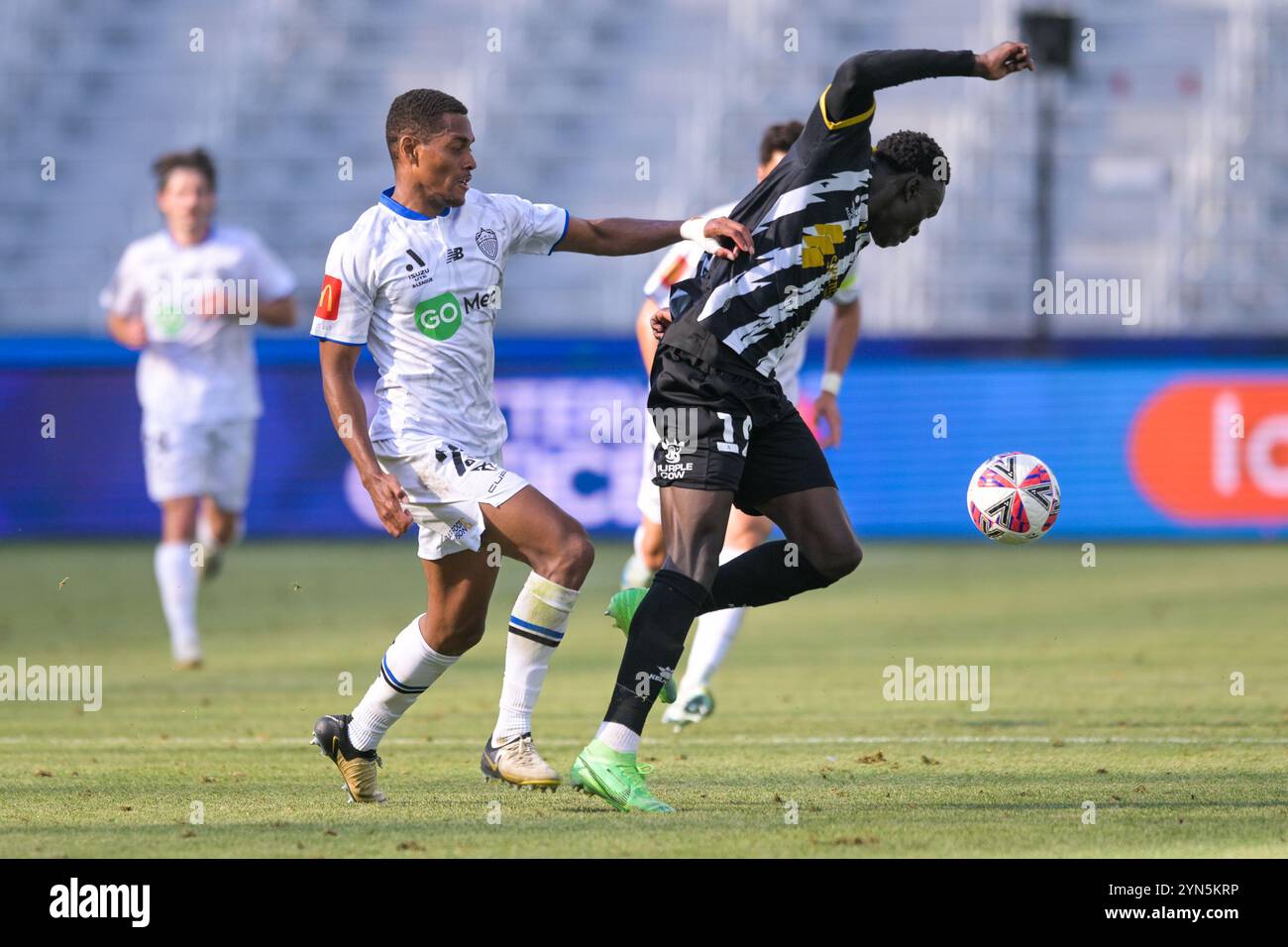 Paddington, Australia. 24th Nov, 2024. Daniel Peter Olatunji Hall (L ...