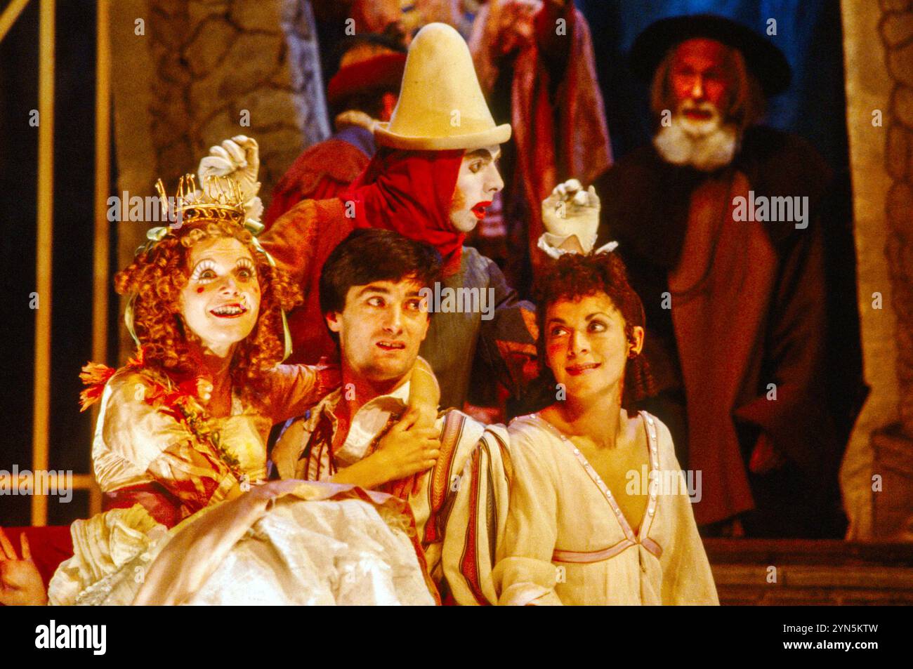 the cod 'Romeo and Juliet' - l-r: Julie Peasgood (The Infant Phenomenon ...