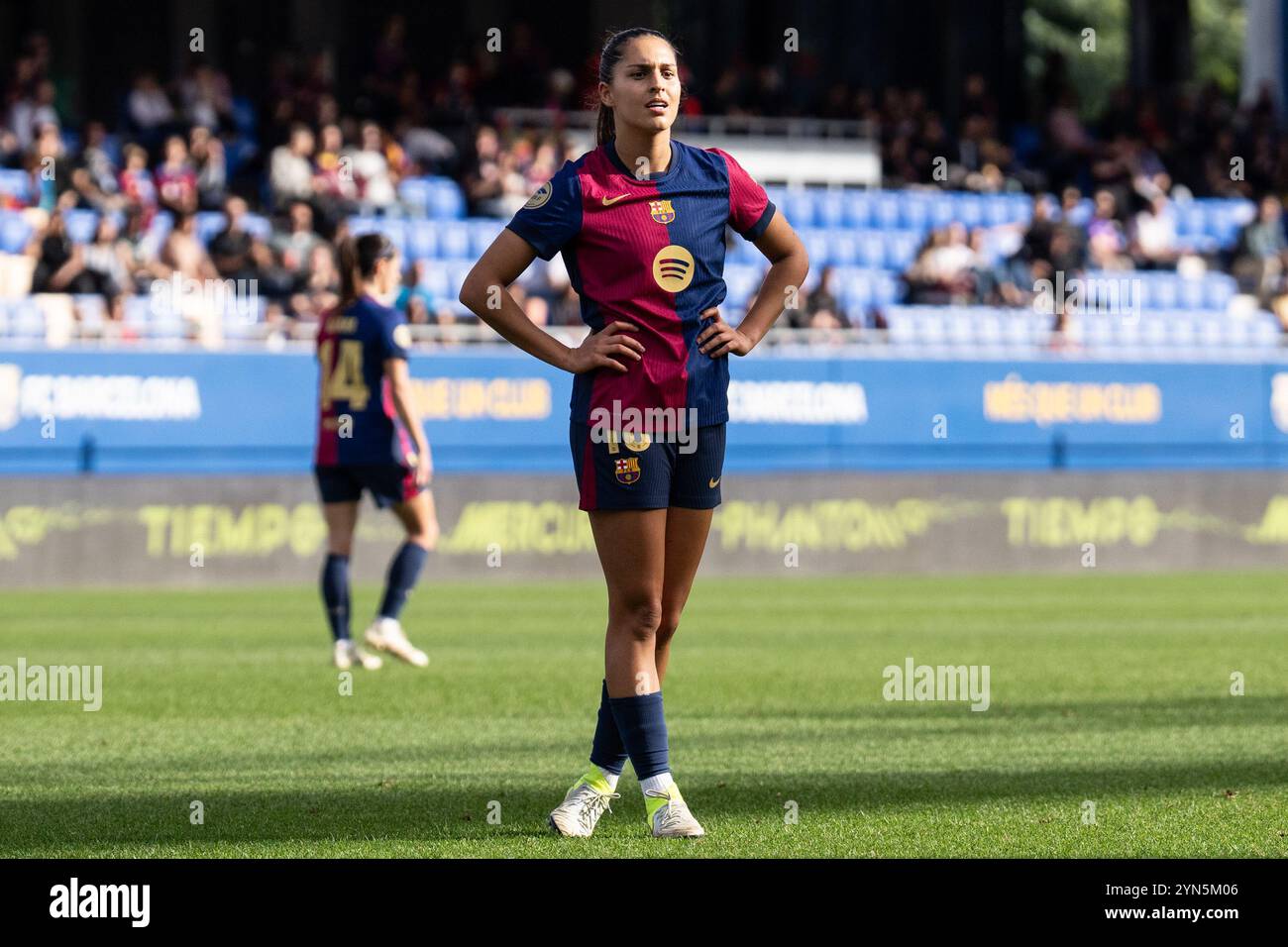 Francisca Nazareth of FC Barcelona during the Spanish championship La ...