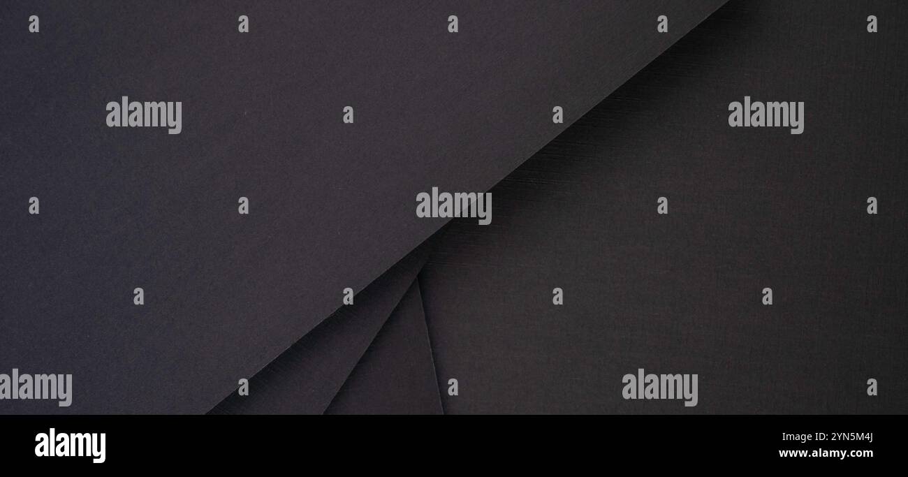 Abstract modern black color background. Dark textured colored paper ...