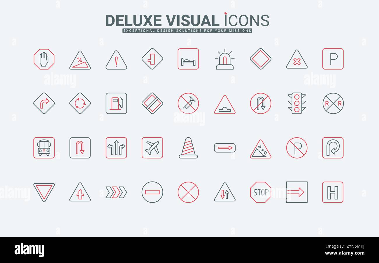 Car interface symbols on Stock Vector Images - Alamy