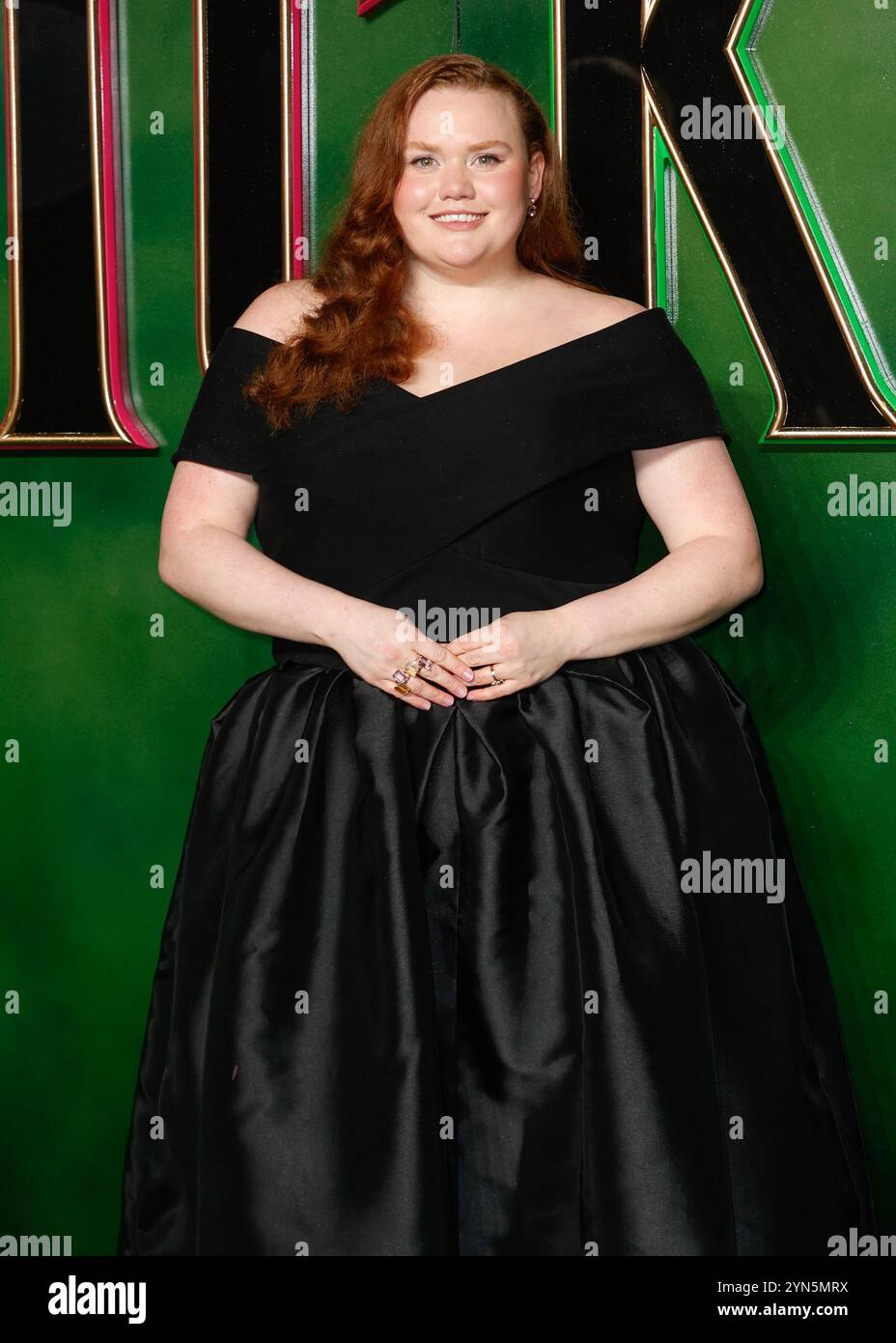 Bronwyn James attends the UK Premiere of 'Wicked' held at the Royal ...