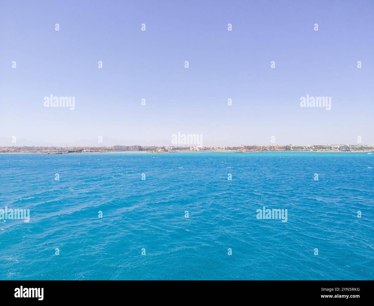 Beautiful Giftun Island near Hurghada, Egypt. Panoramic view of sandy ...