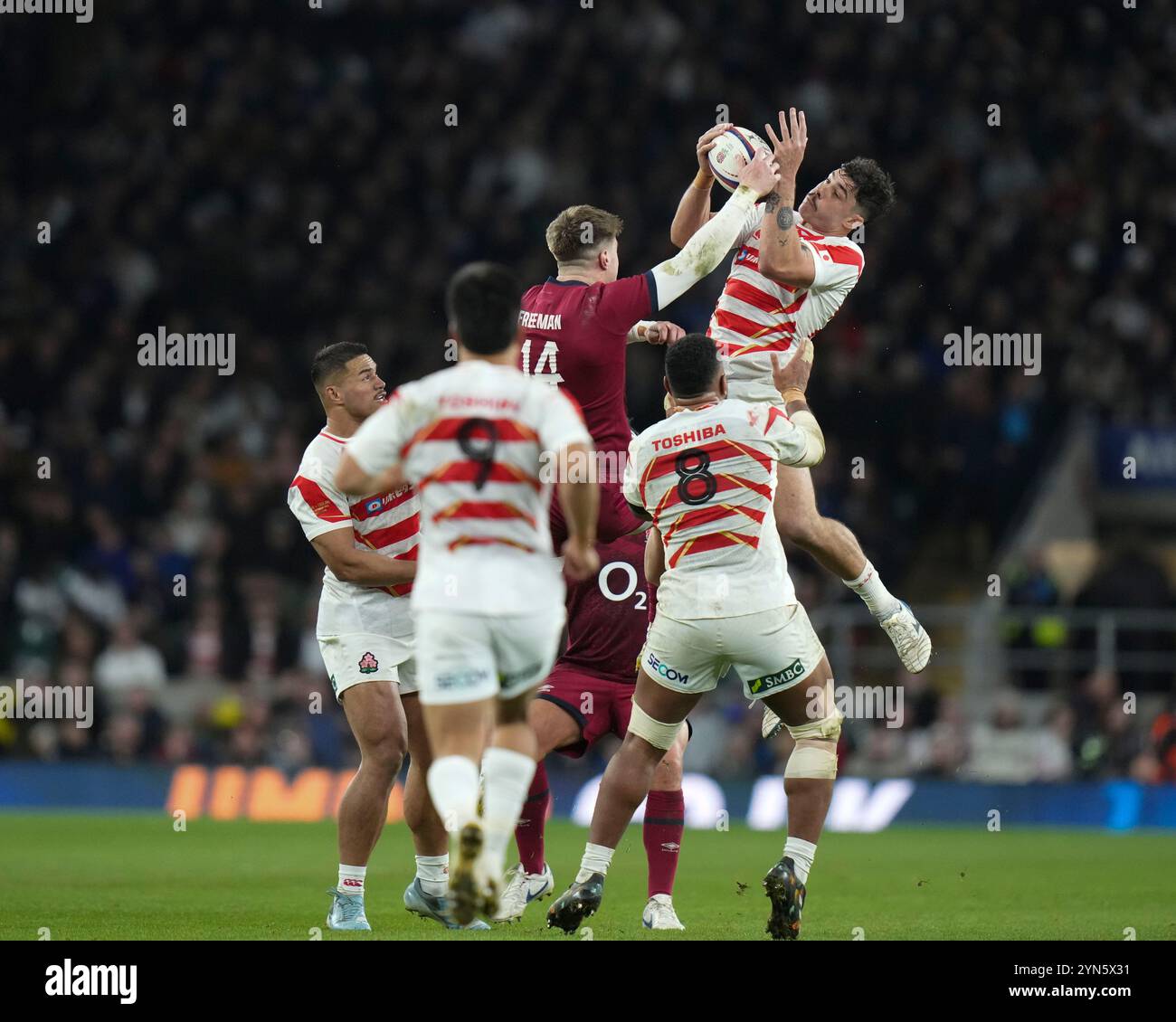 24th November 2024; Allianz Stadium, London, England: Autumn Rugby ...