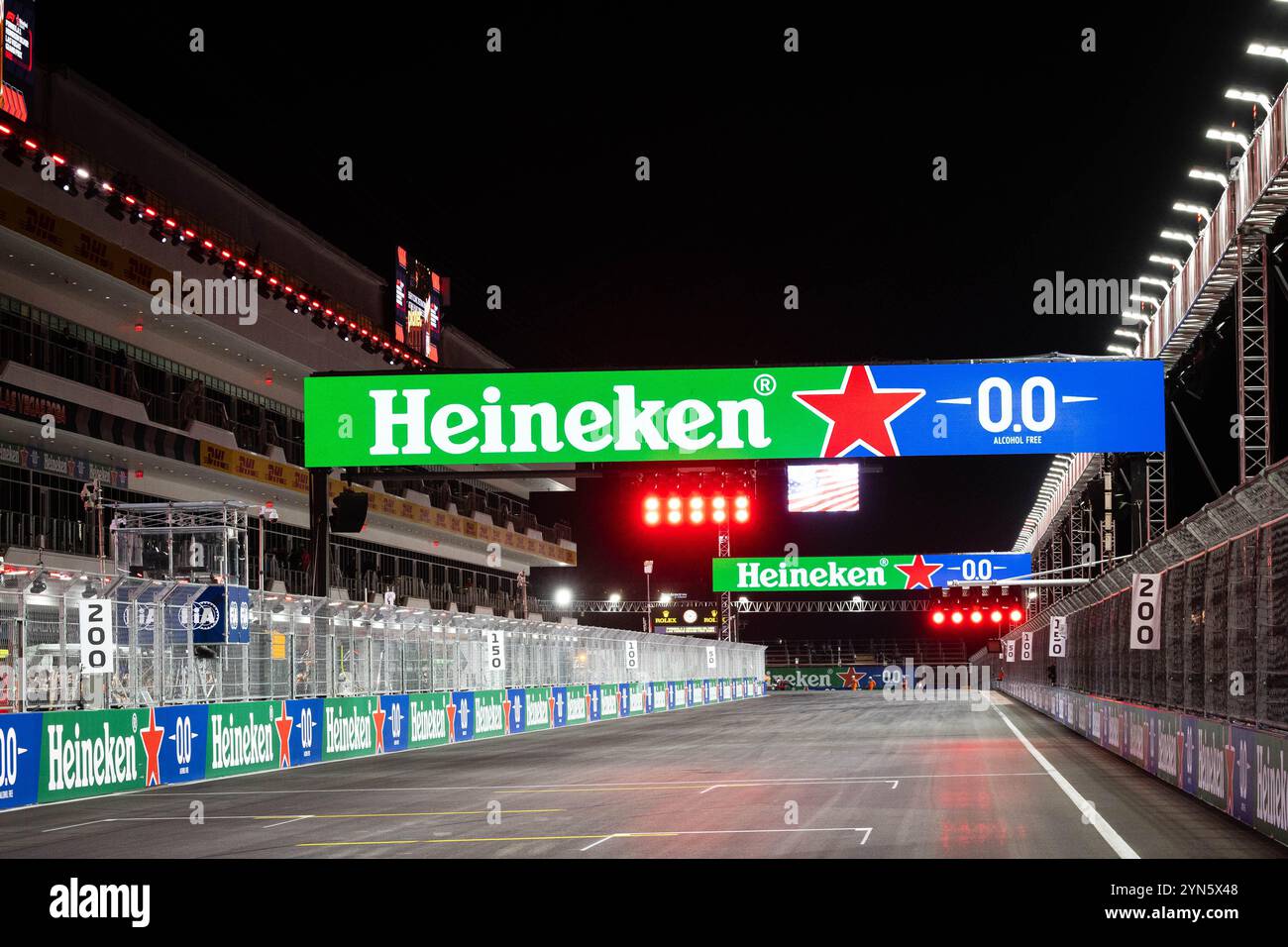 Start-Ziel-Gerade USA, Formel 1 Weltmeisterschaft, Grand Prix von Las ...