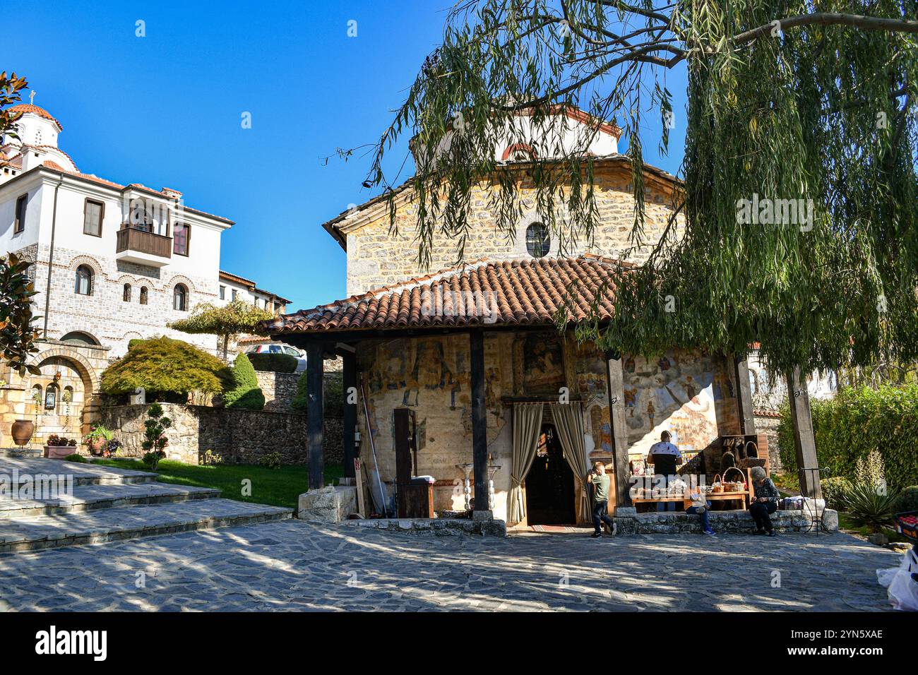 Monastery complex Rajcica in Debar, Macedonia.This all-female monastery ...
