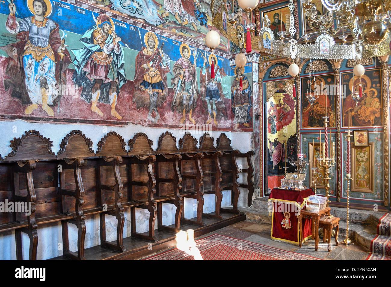 Monastery complex Rajcica in Debar, Macedonia.This all-female monastery ...