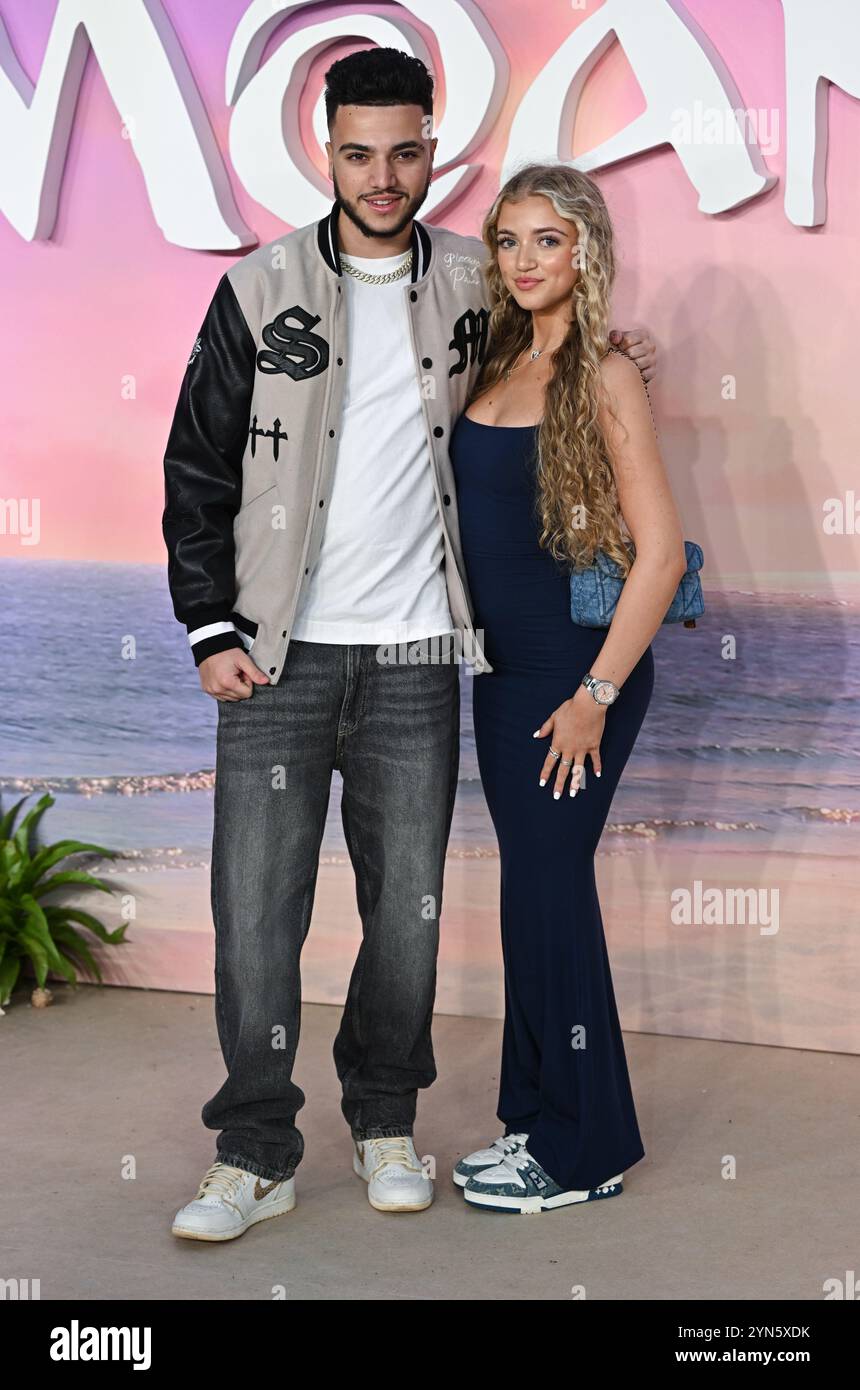 London, UK. November 24th, 2024. Junior Andre and Princess Andre ...