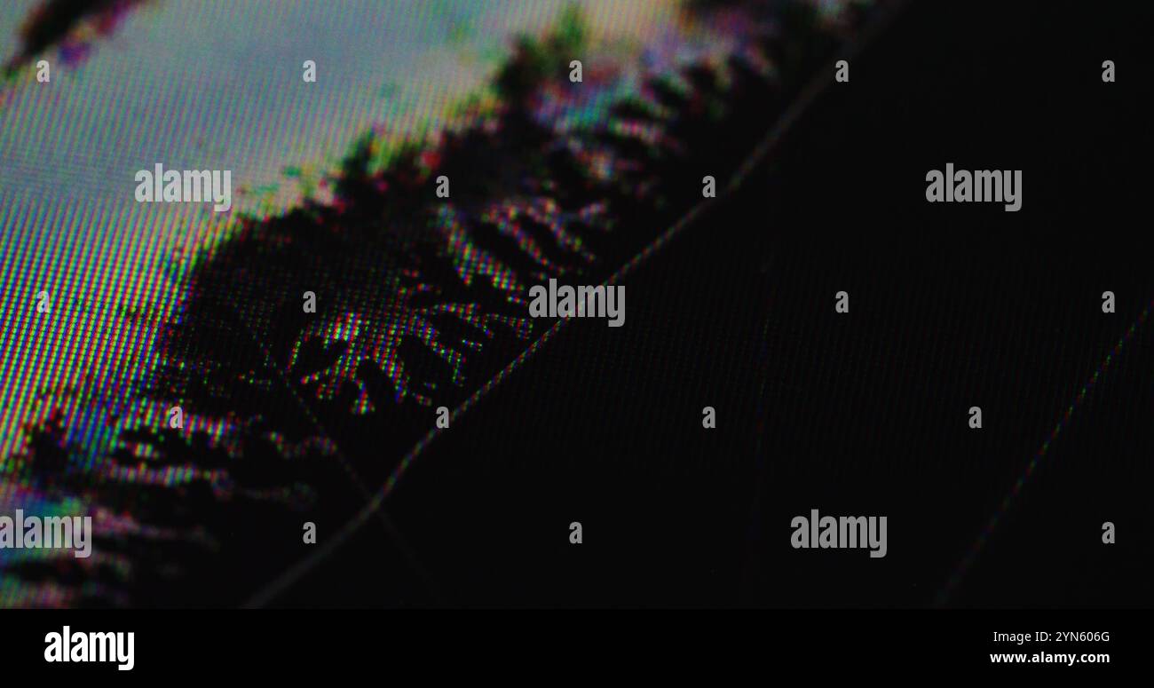 Transition paint. Grainy reflections. Flowing dark liquid on uneven ...