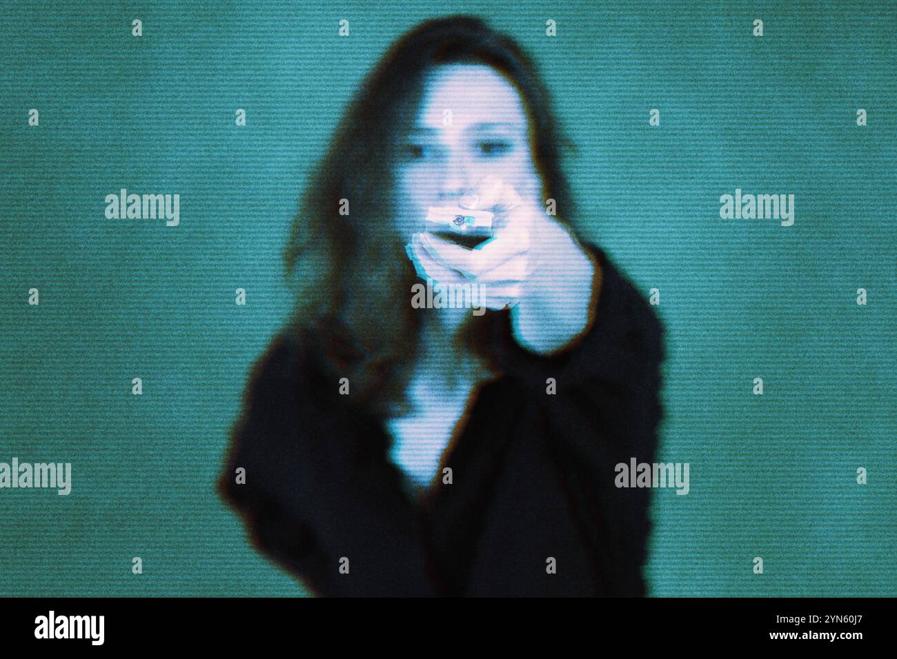 Glitch visual effect film hi-res stock photography and images - Alamy