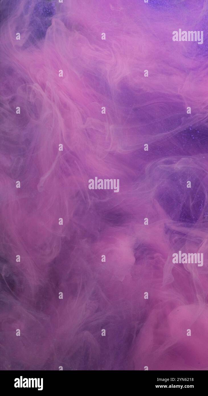 Lilac color flow. Violet wall. Falling fluffy veiling. Blur purple ...