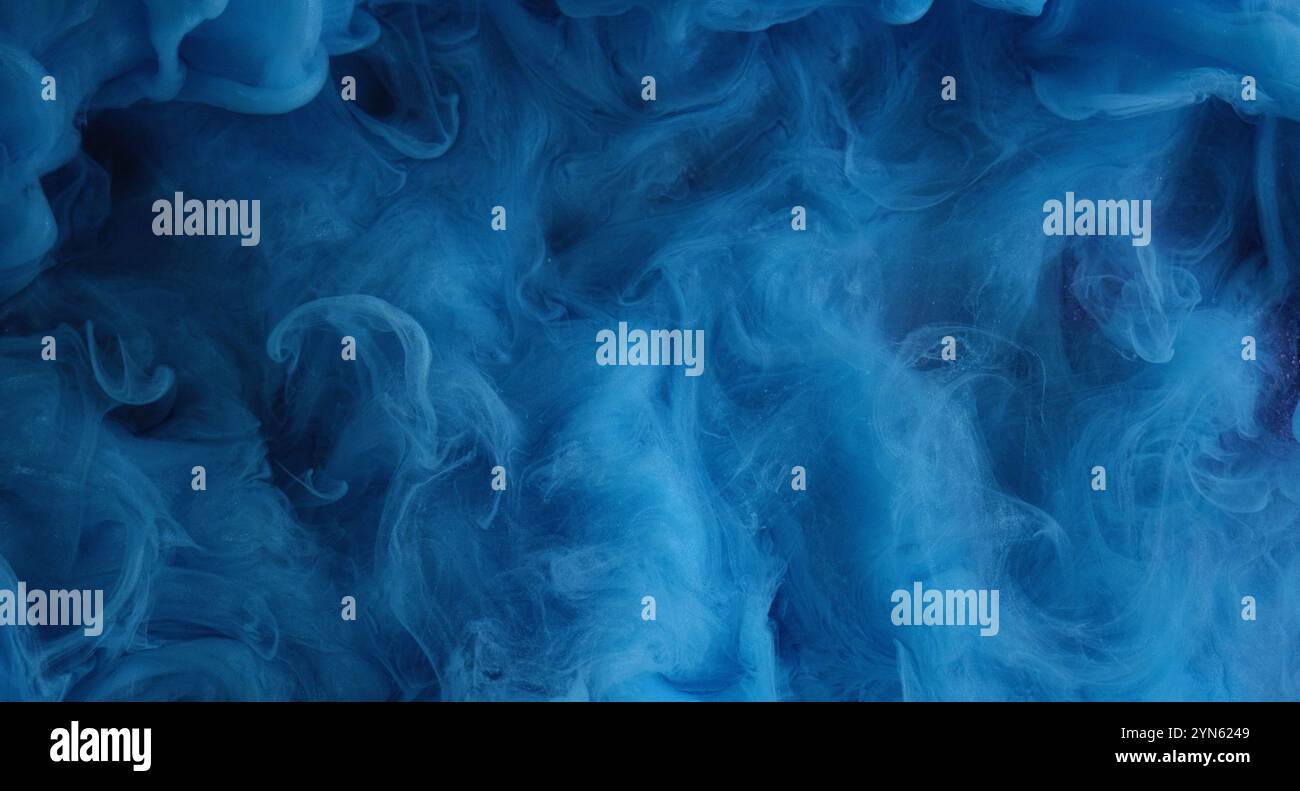 Gleaming texture. Paint flood. Defocused blue black color shimmering ...