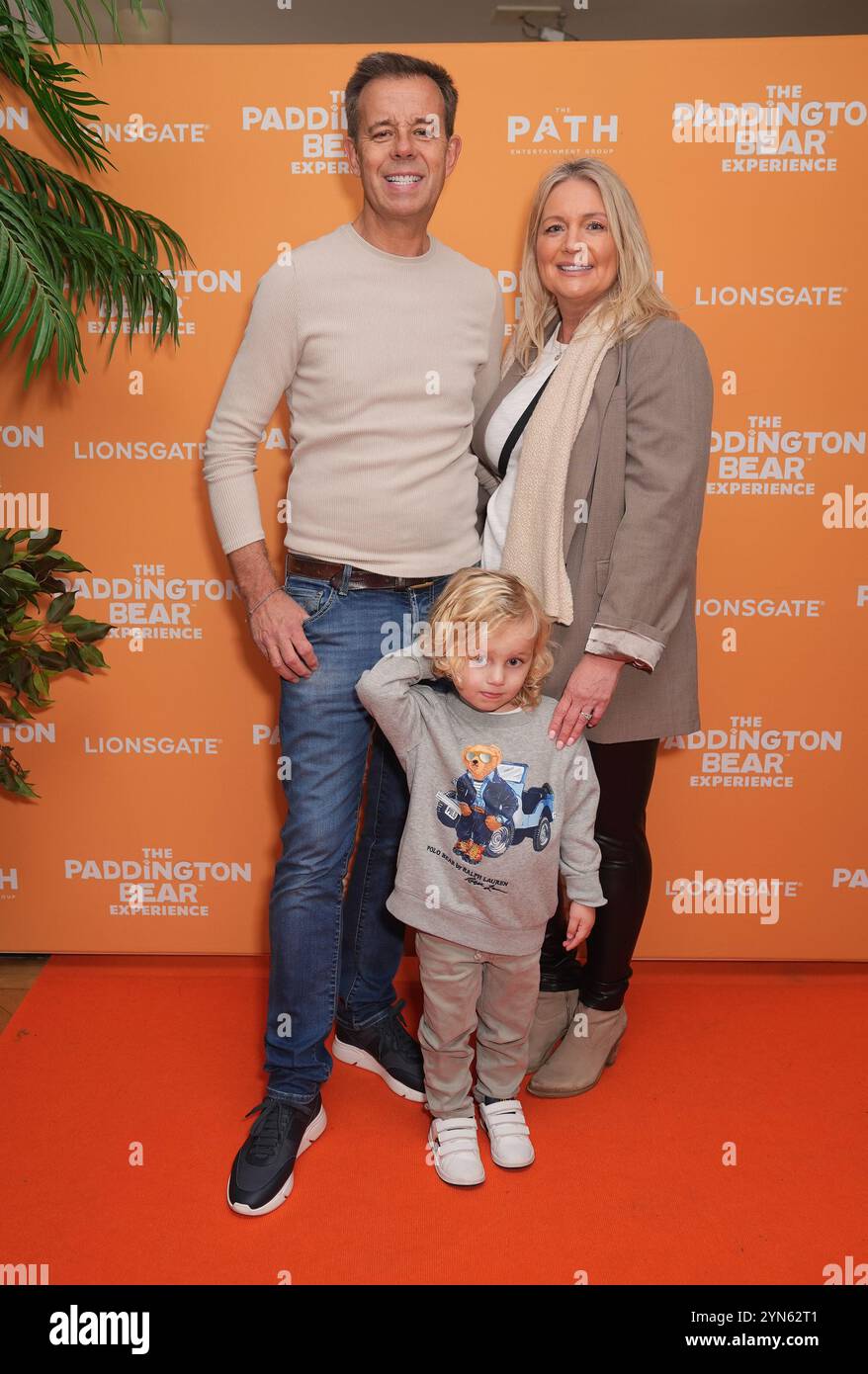 Pat Sharp with his wife Monica and grandson JJ, arriving at The ...