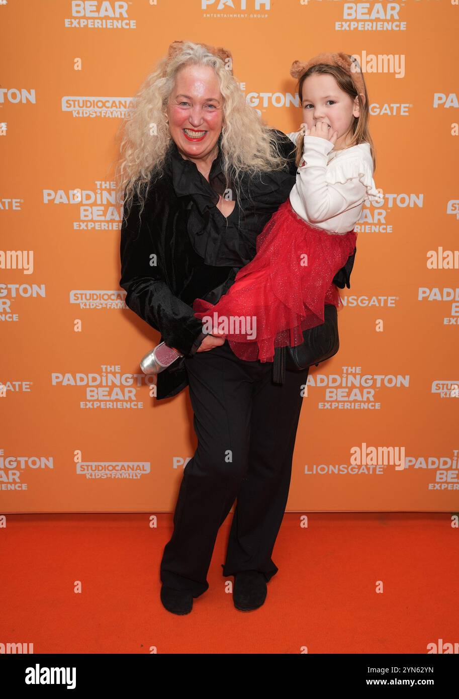 Debbie Bright arriving at The Paddington Bear Experience at London ...