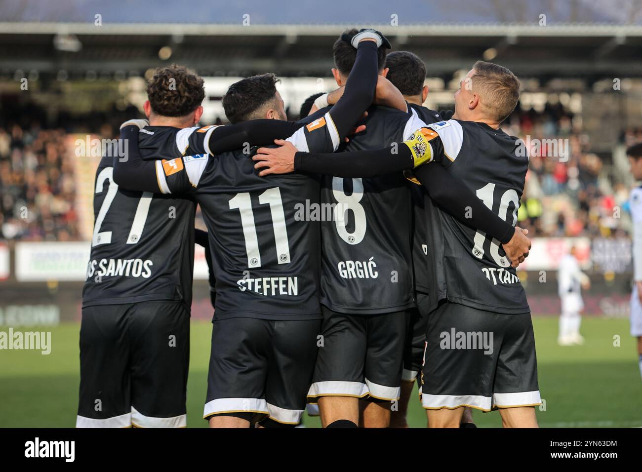 Lugano, Swiss, 24st Nov. Anto Grgić celebrate your goal during the ...