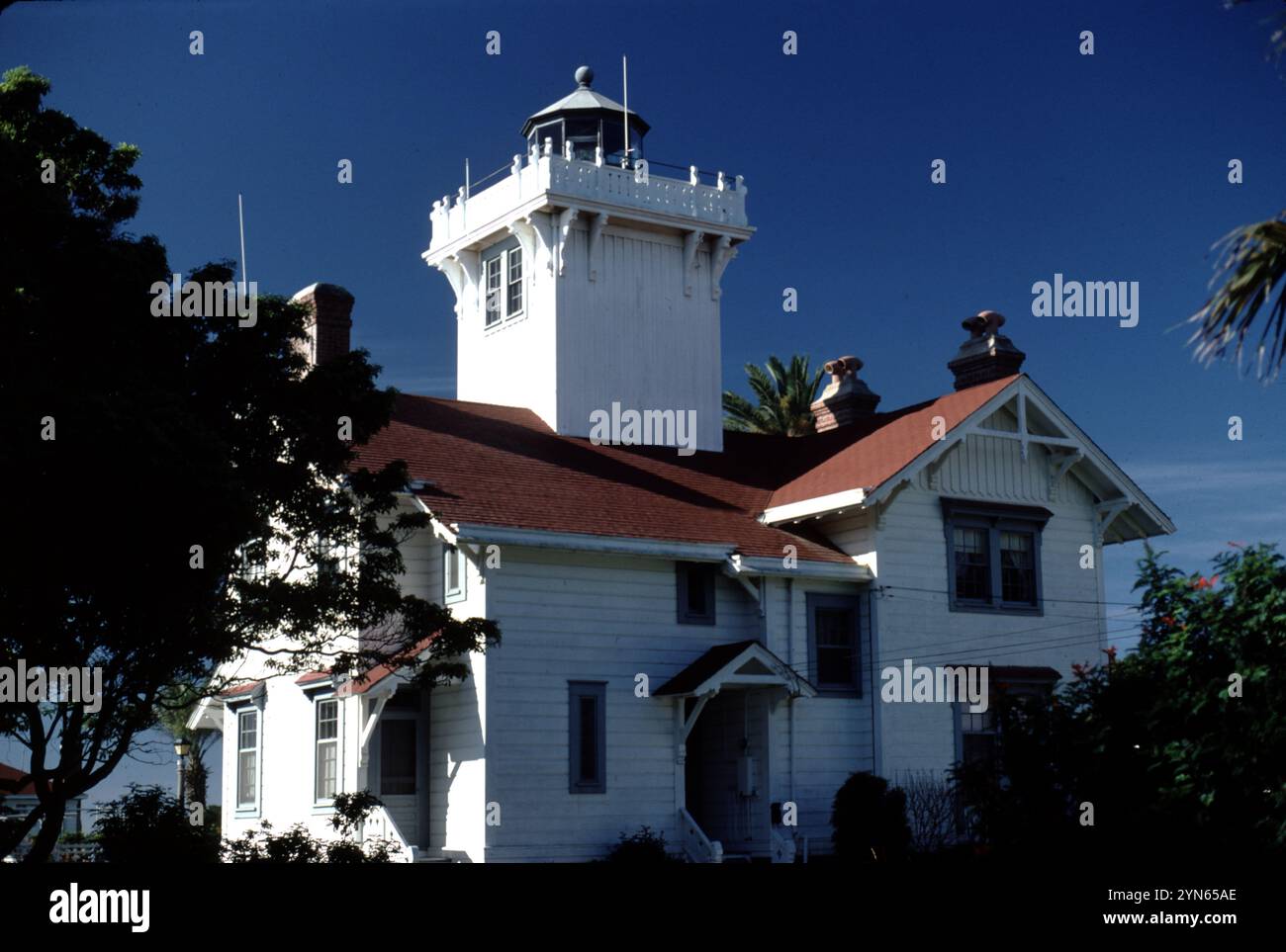 San Pedro, CA USA1981. Point Fermin Lighthouse. Built 1874. Light ...