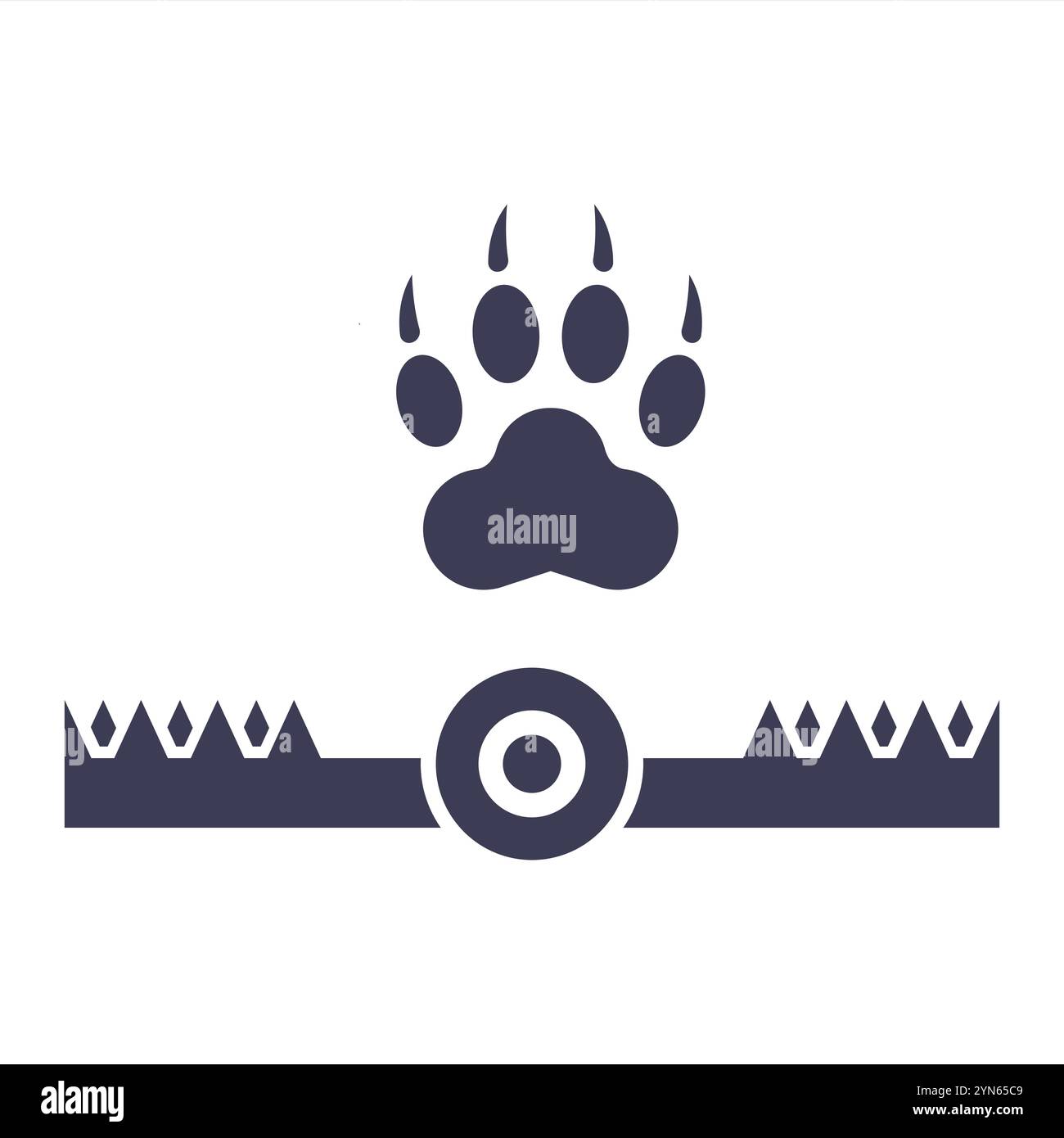 Animals trap Stock Vector Images - Alamy