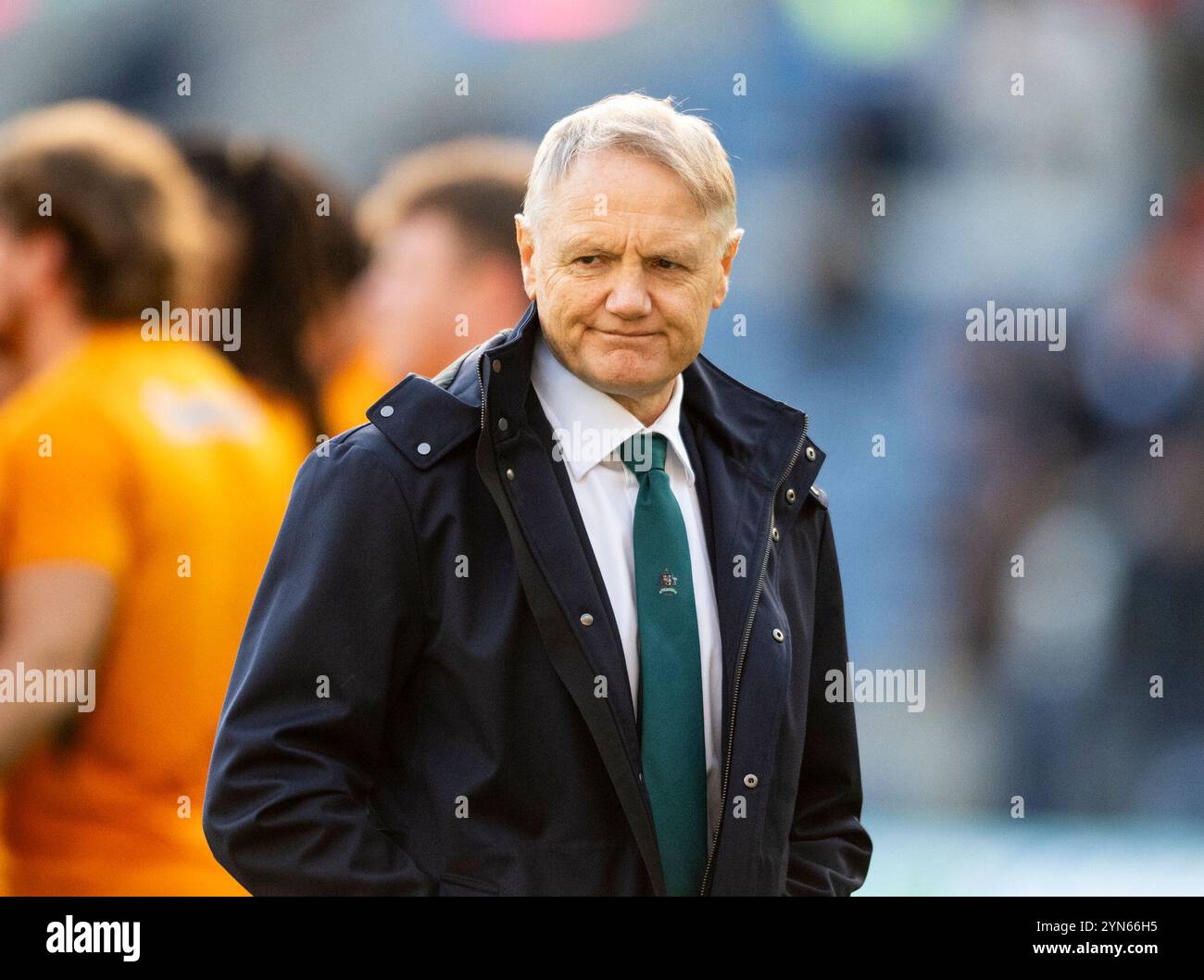 Autumn Series: Scotland v, Australia. 24th Nov, 2024. Australia head ...